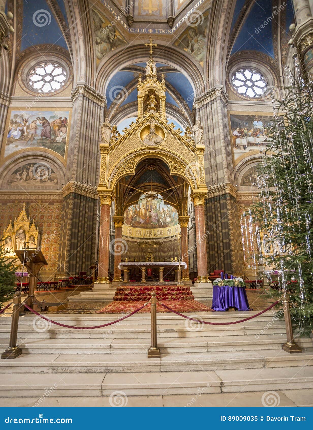 Inside catholic church stock image. Image of cathedral - 89009035