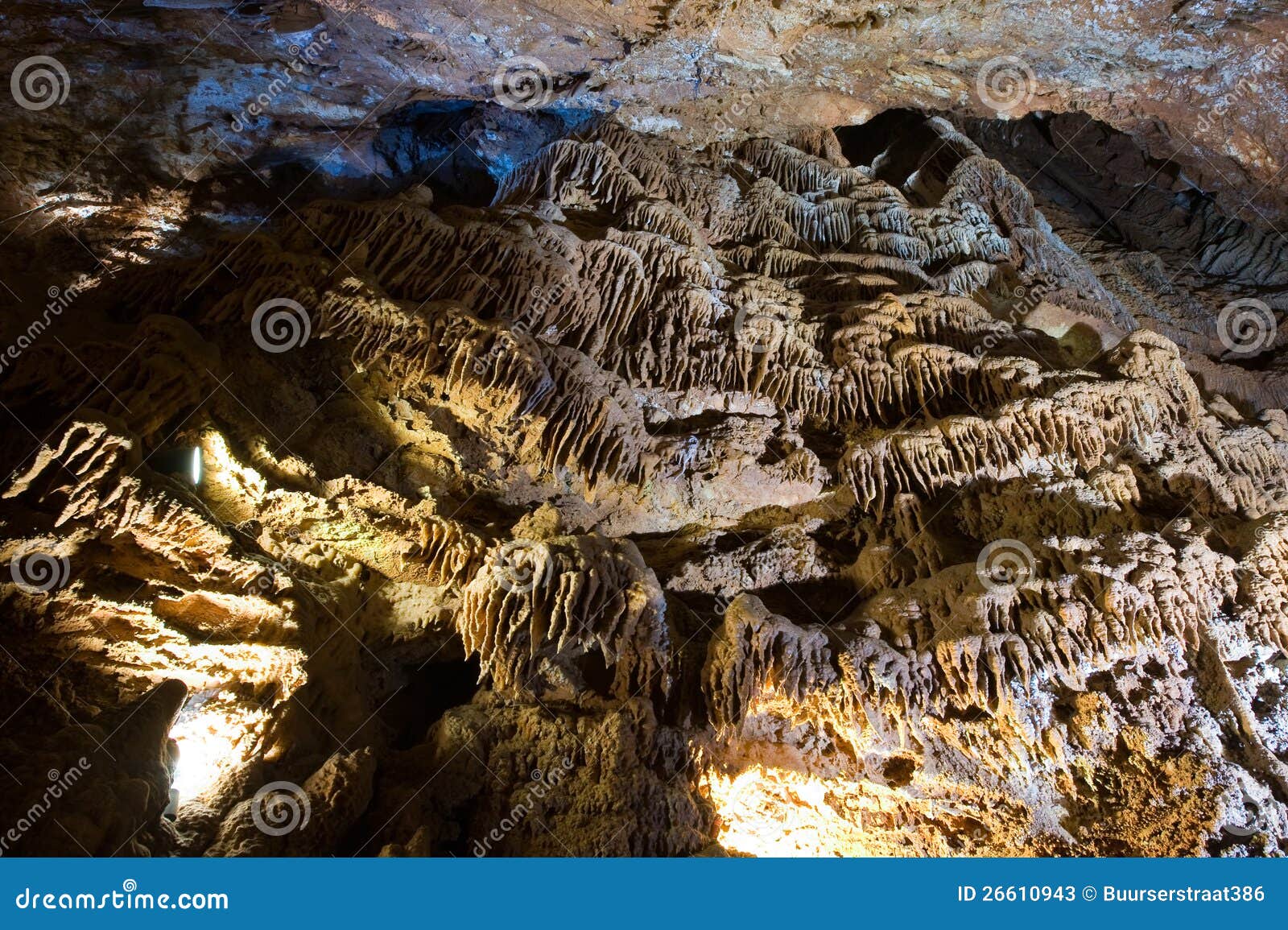 Inside a cave stock image. Image of structure, stalactites - 26610943