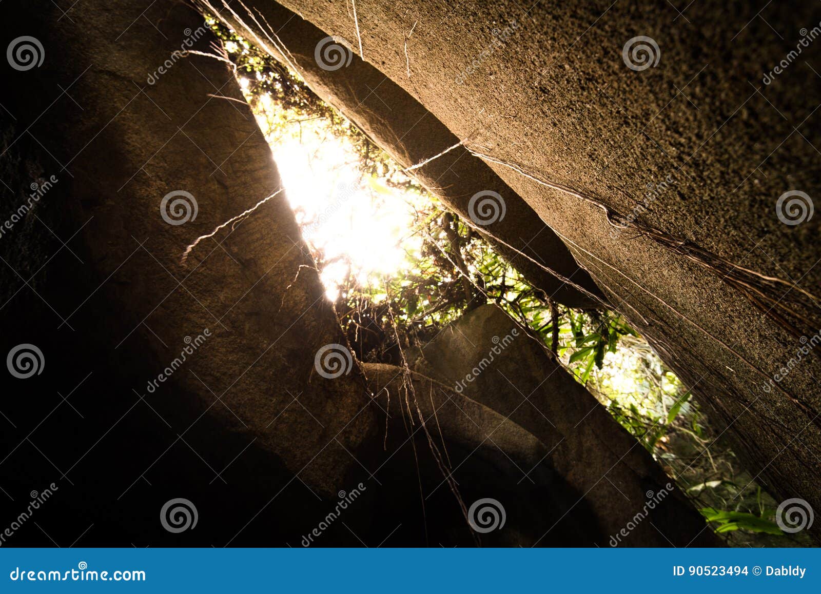 Inside the Cave stock photo. Image of stone, hole, mountain - 90523494