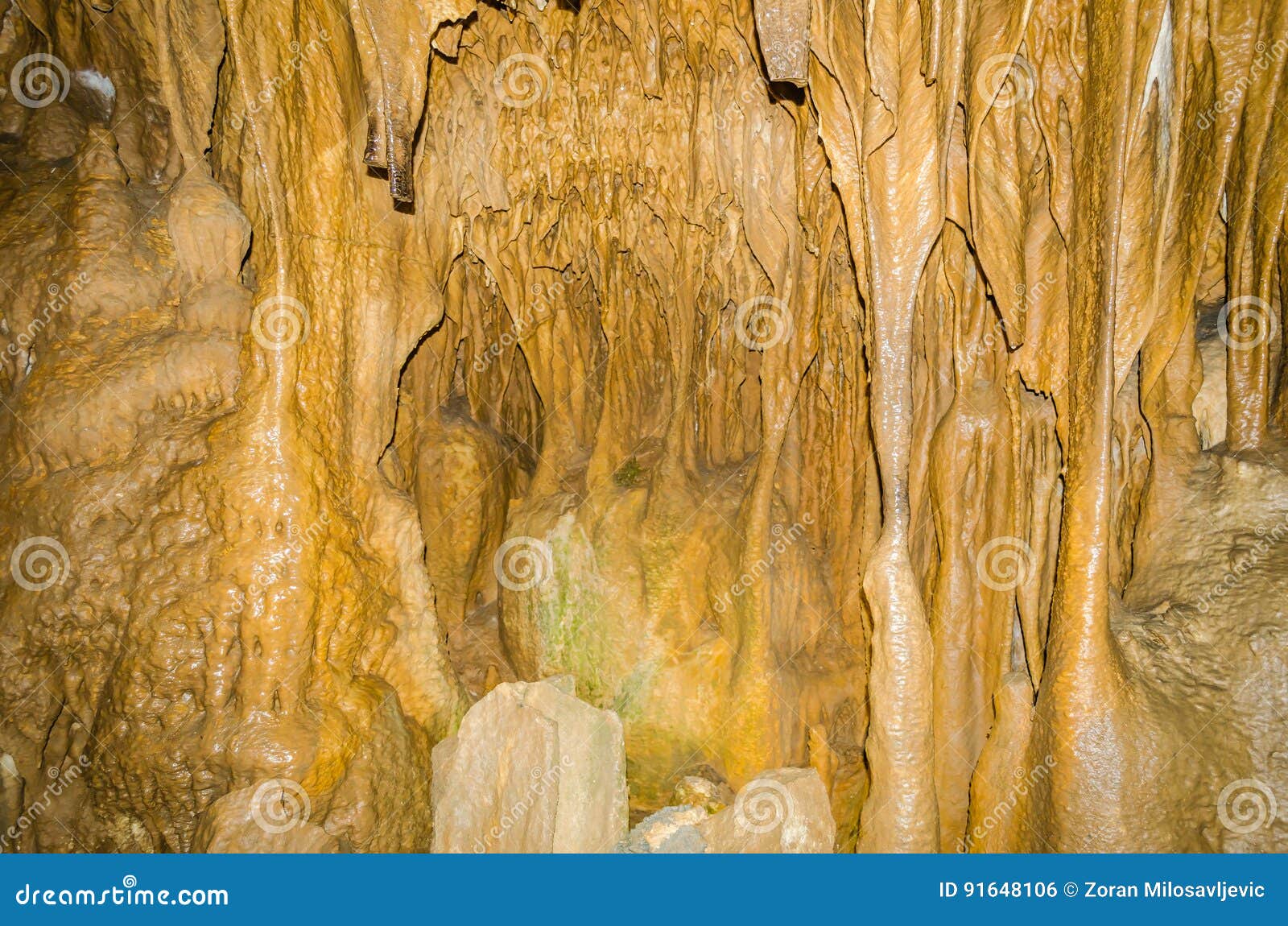The inside of the cave stock photo. Image of lake, cave - 91648106