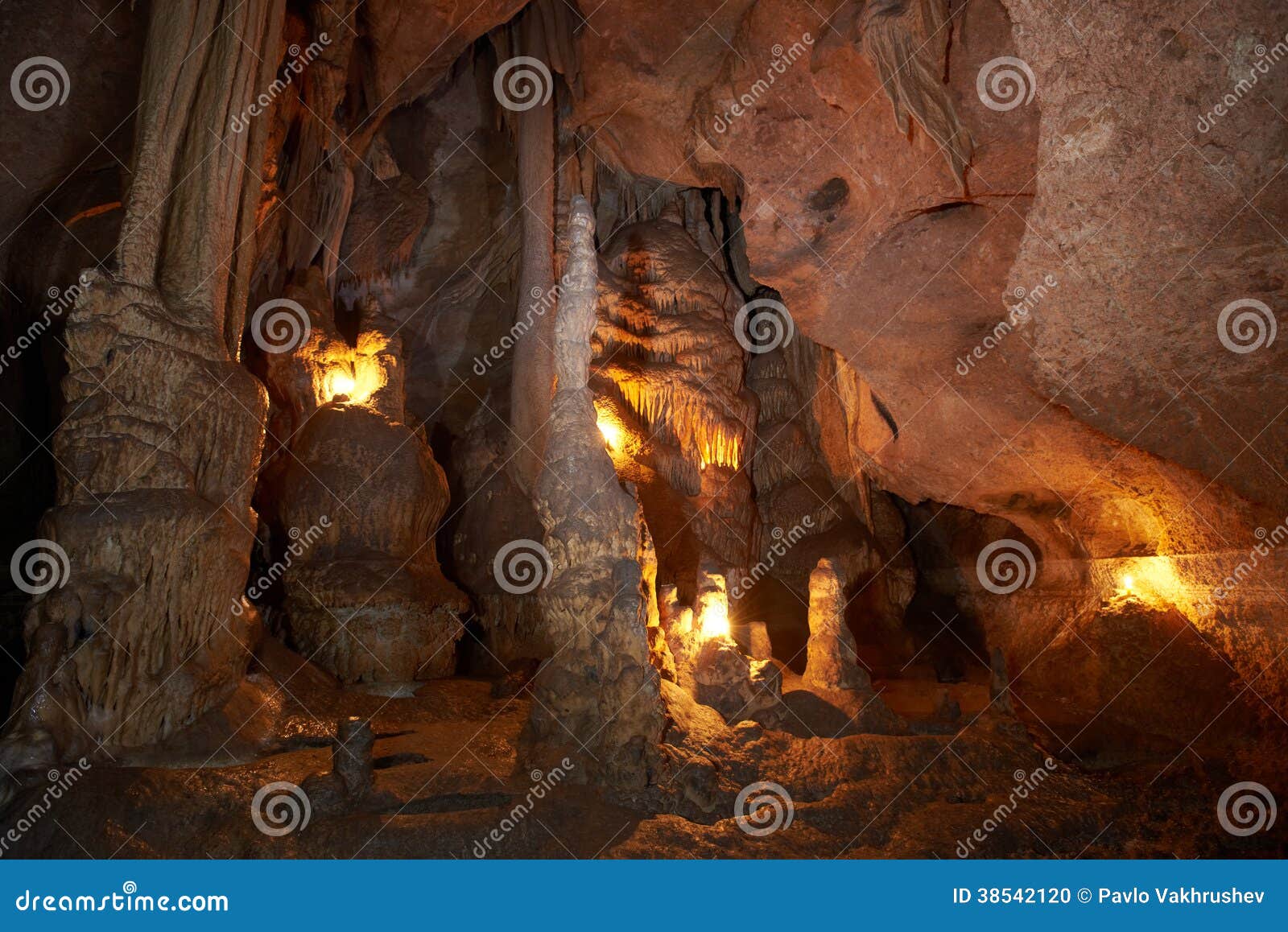 Inside the cave stock photo. Image of mineral, rock, light - 38542120