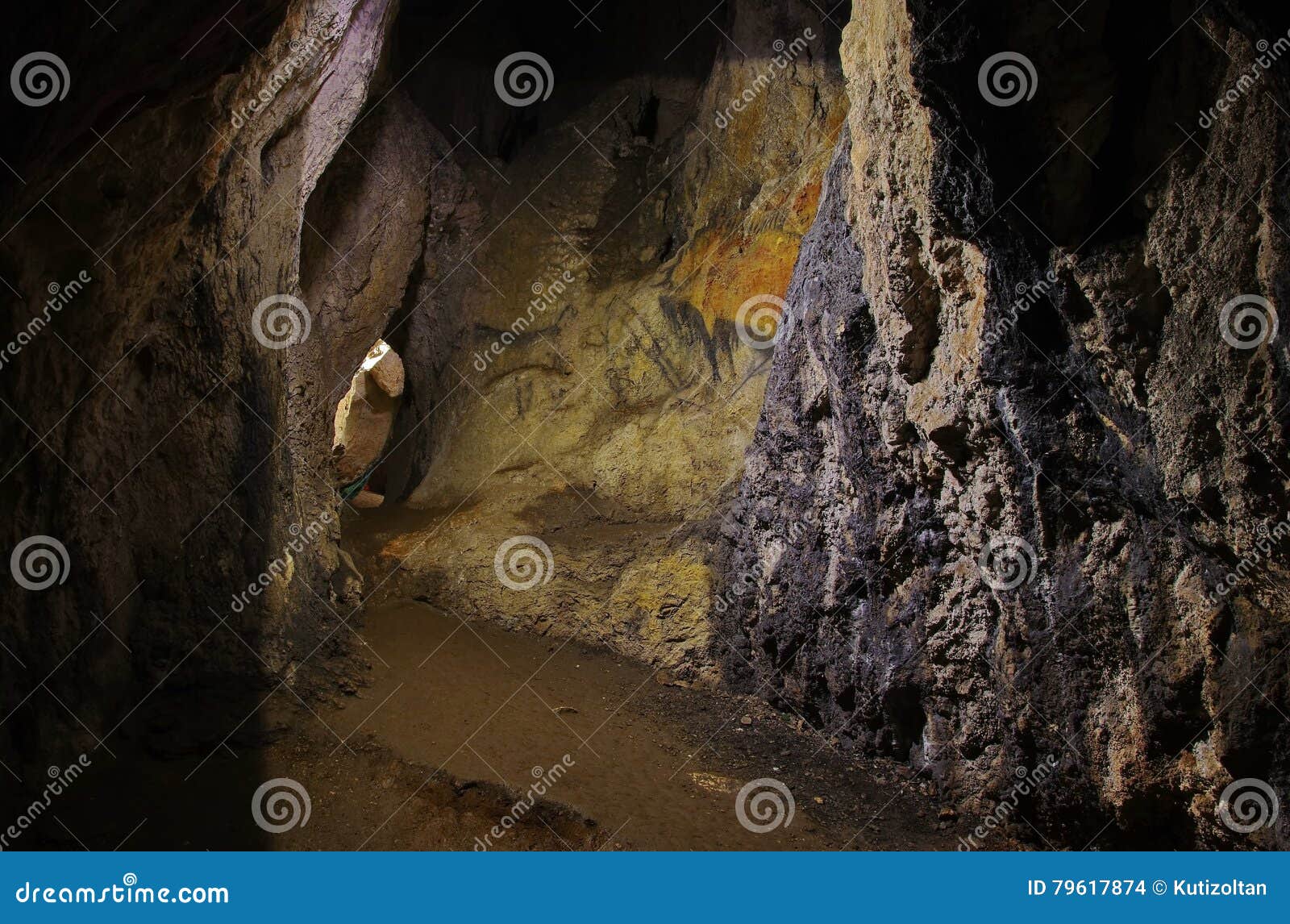 Inside the cave stock photo. Image of granite, building - 79617874