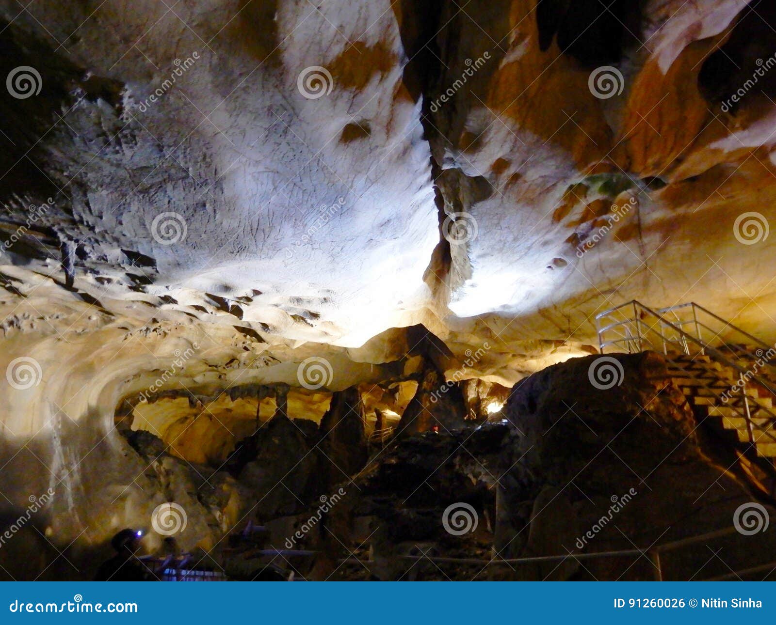 Inside caves stock photo. Image of natural, tourism, beautiful - 91260026