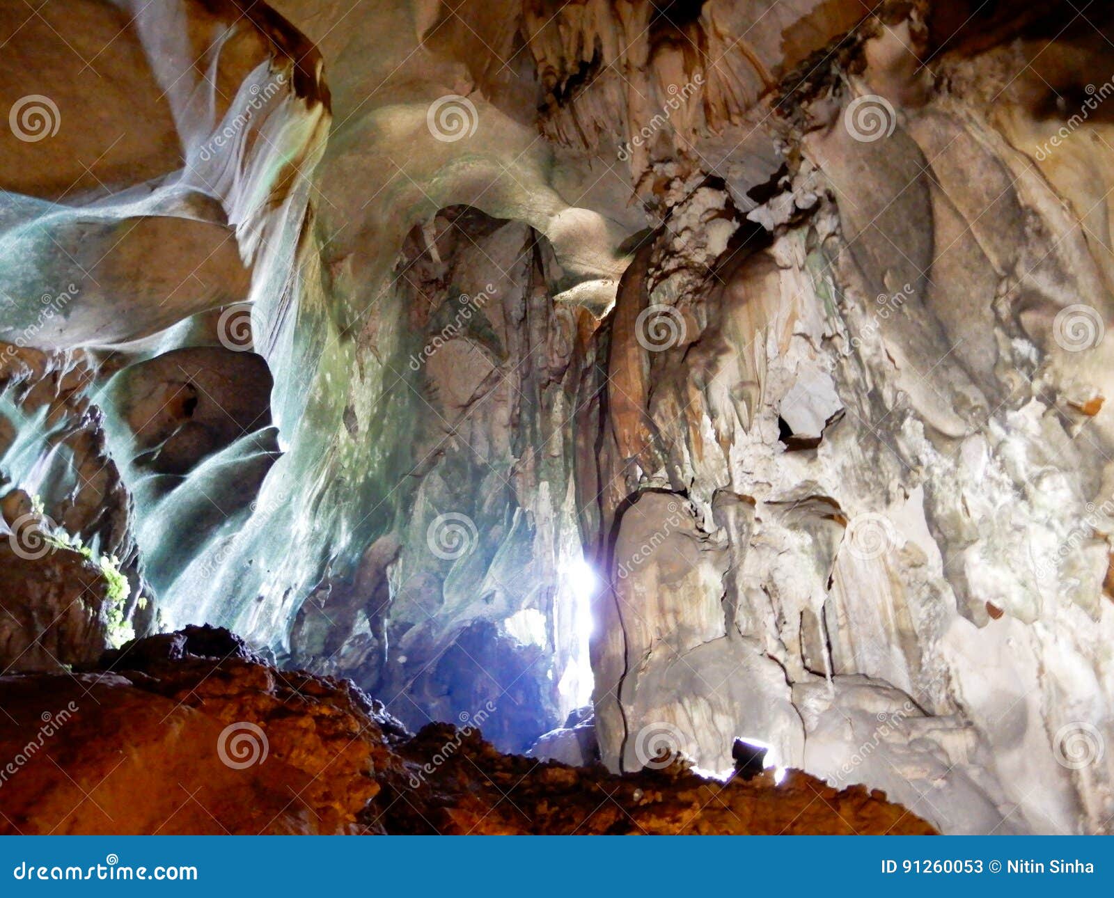 Inside caves stock image. Image of stone, tourism, africa - 91260053
