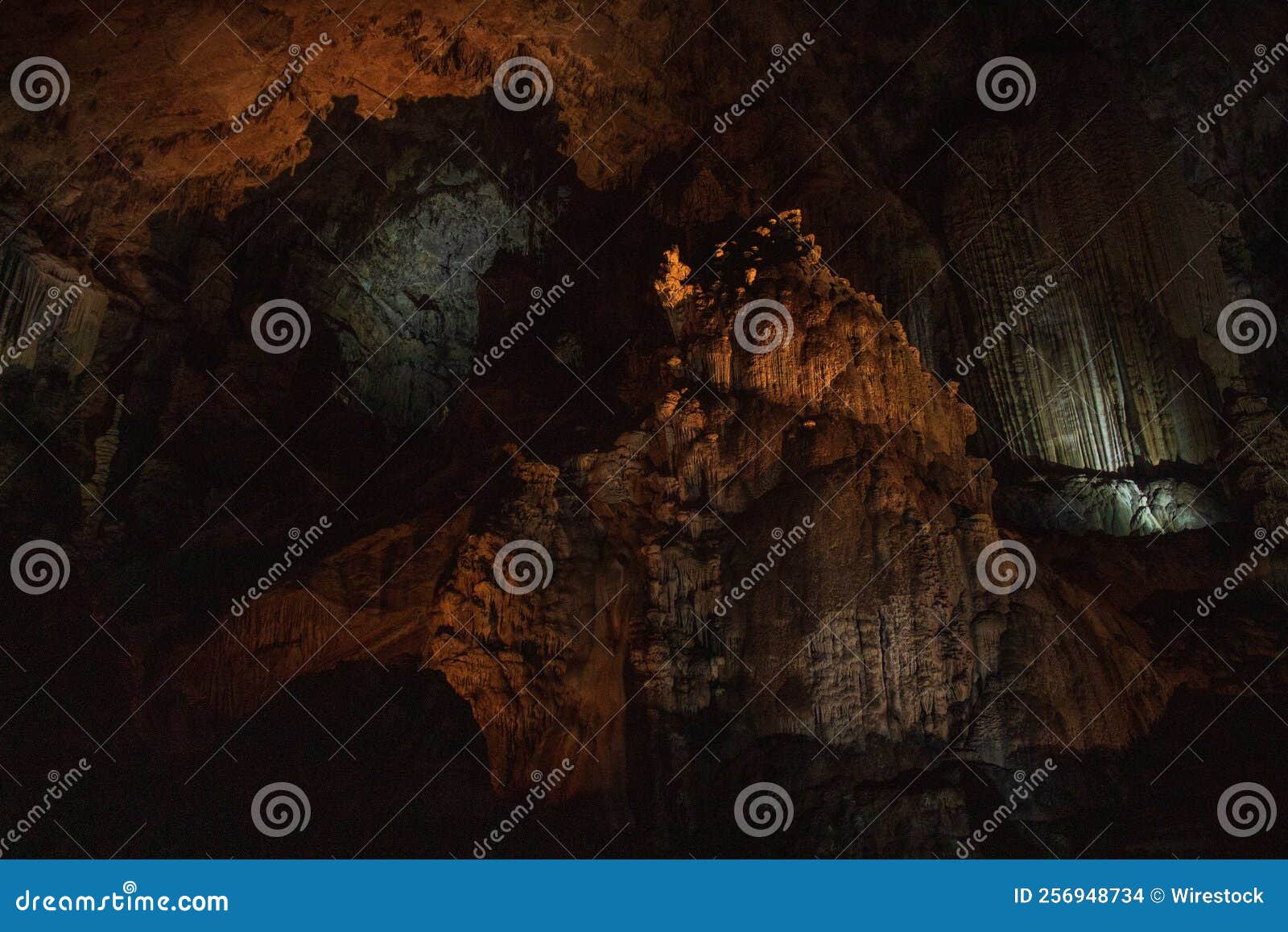 Inside of the Caves Cacahuamilpa, Guerrero, Mexico Stock Photo - Image ...