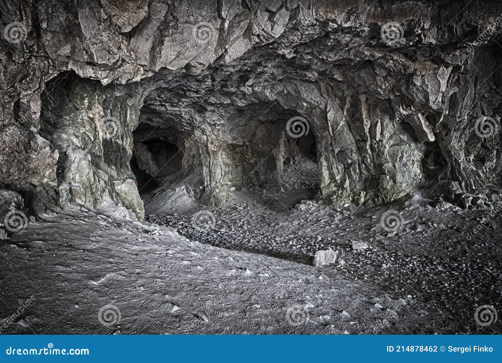 Inside the caves stock photo. Image of cavern, geology - 214878462