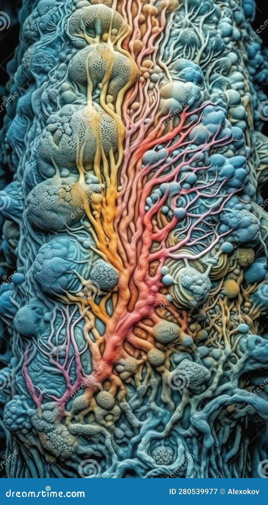 Vivid Golgi Apparatus In A Cell: A High-Resolution Electron Microscope ...