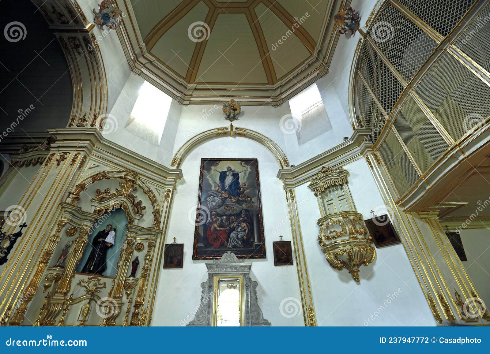 Inside the Chapel of the Monastery of the Luz Editorial Photography ...