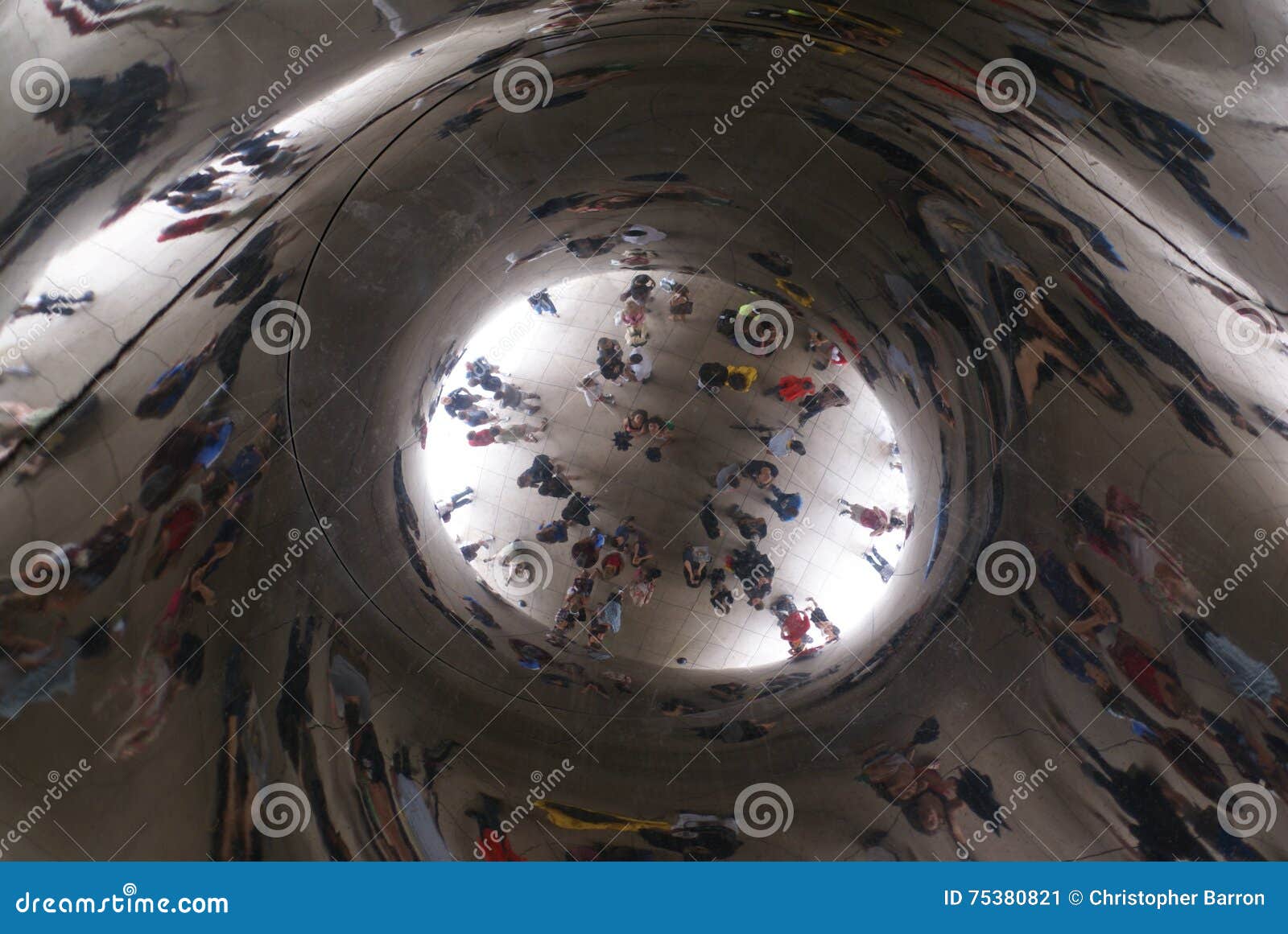 Inside Cloud Gate