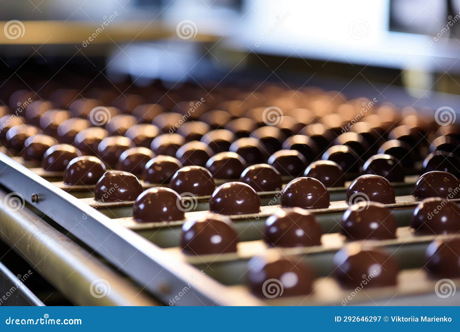Inside the Chocolate Manufacturing Plant Stock Illustration ...