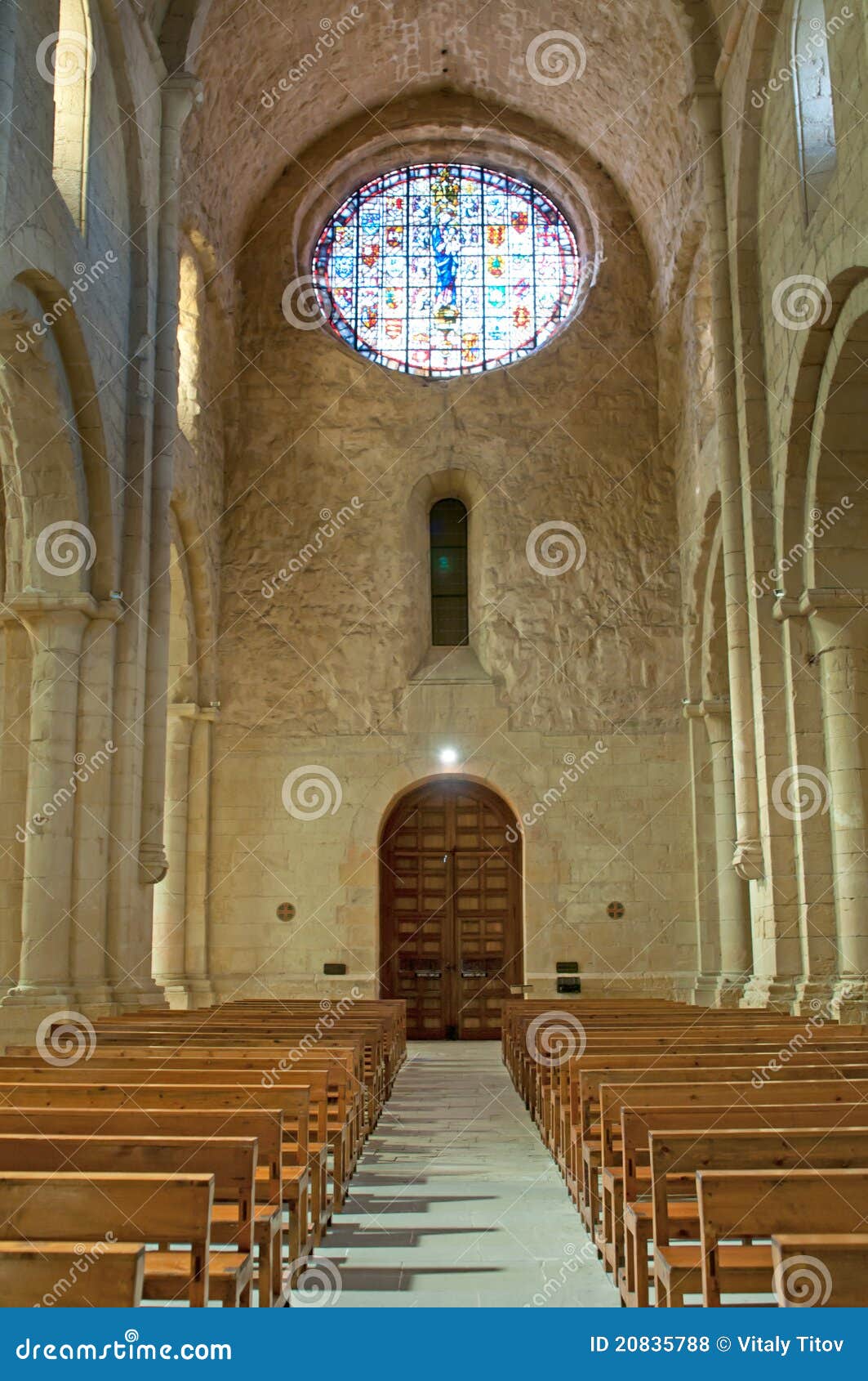 Inside a church editorial stock photo. Image of door - 20835788