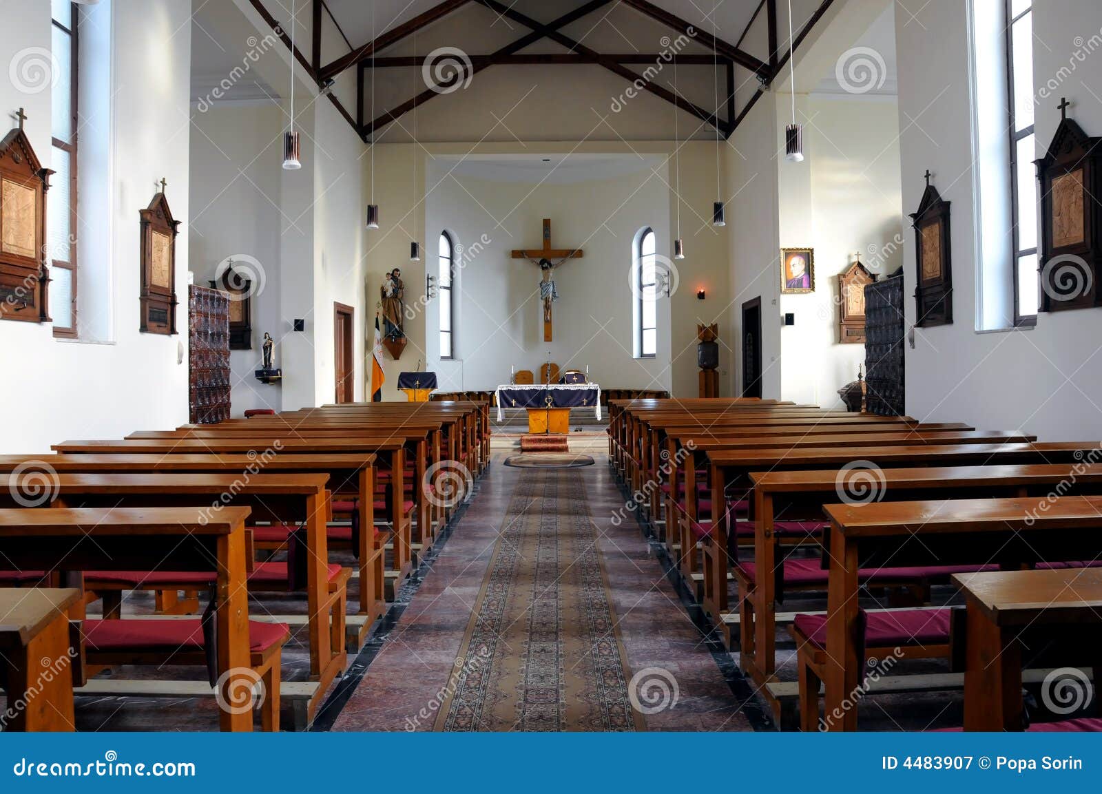 Inside a church editorial photography. Image of confess - 4483907