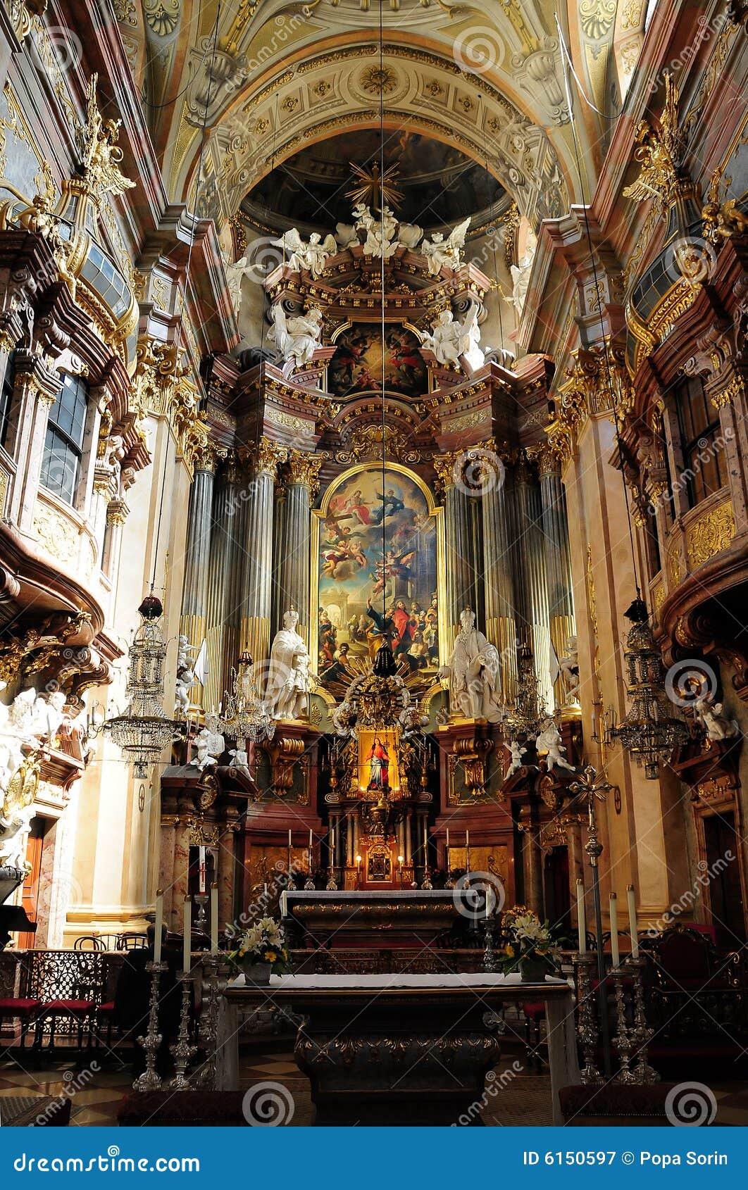 Inside a church stock image. Image of church, seats, jesus - 6150597