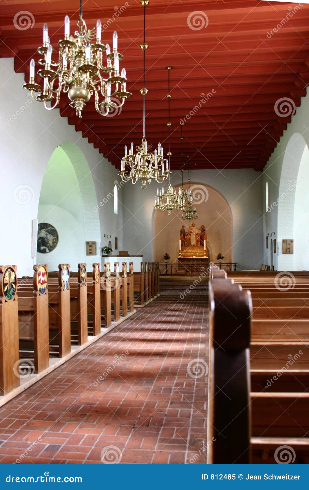 Inside the church stock image. Image of landmark, history - 812485