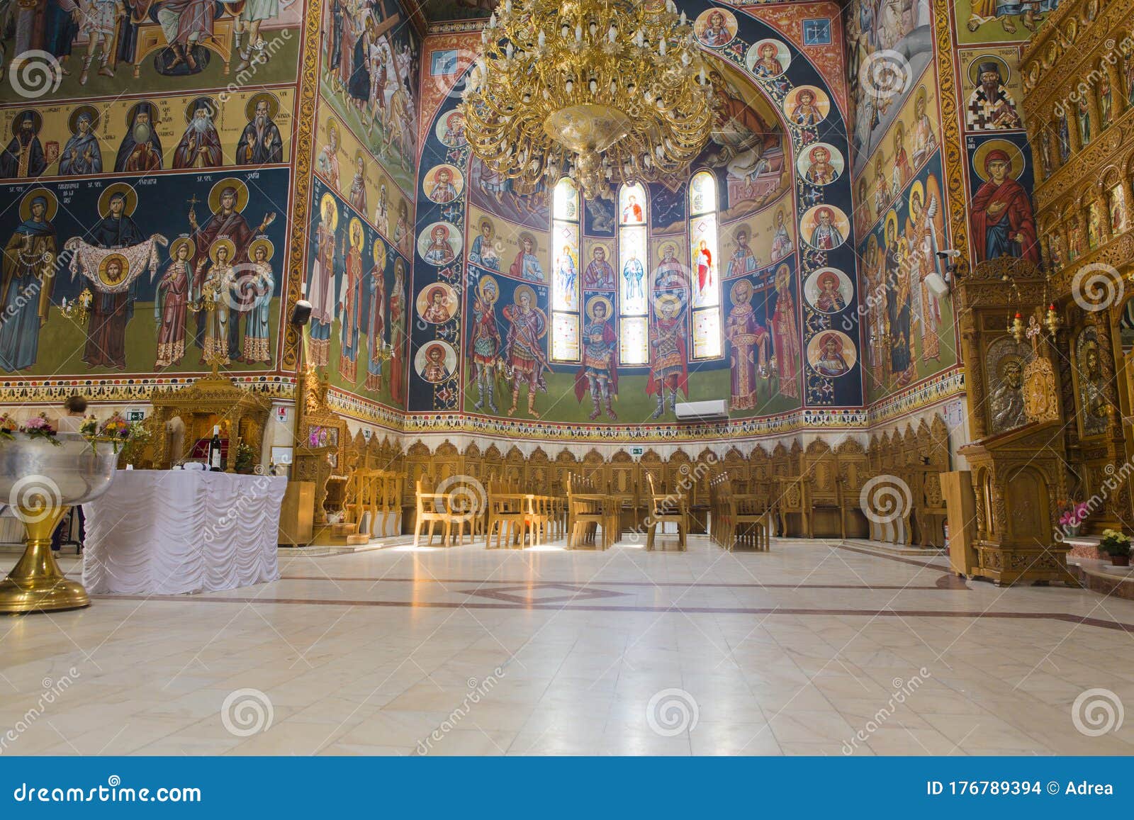 Inside a Church from Bucharest Stock Photo - Image of chruch, admission ...