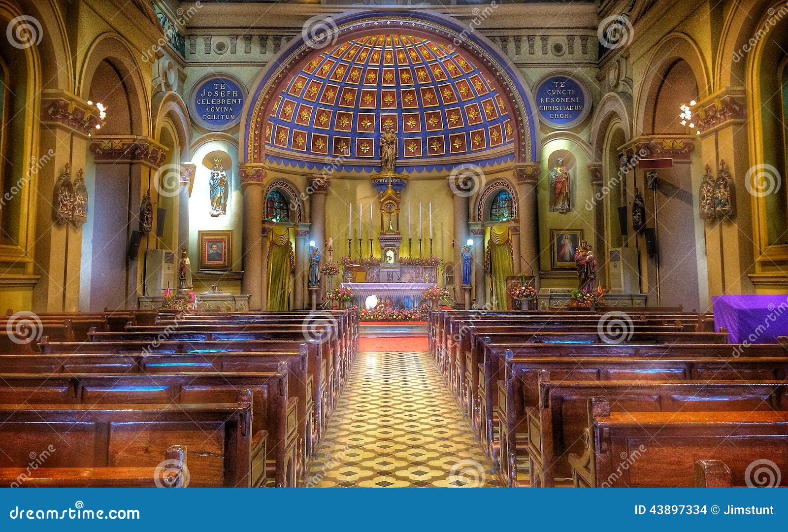 Inside church stock photo. Image of ayutthaya, shoot - 43897334