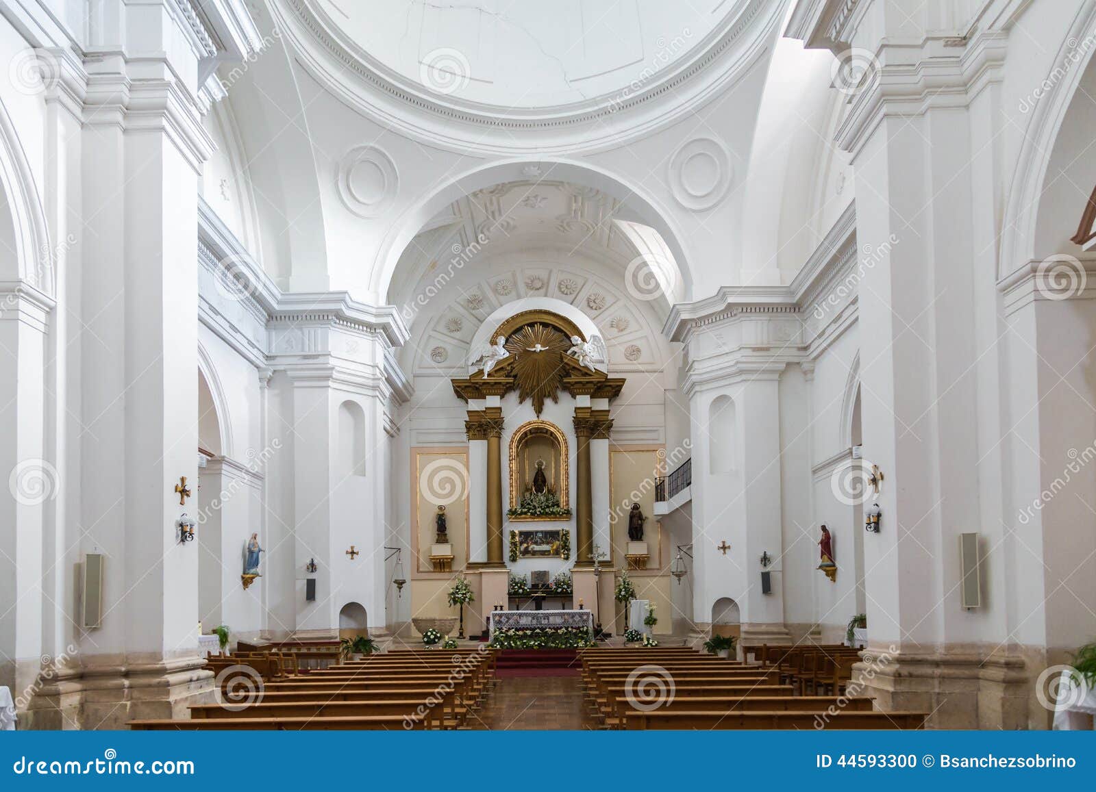 Inside a church stock photo. Image of synagogue, architecture - 44593300