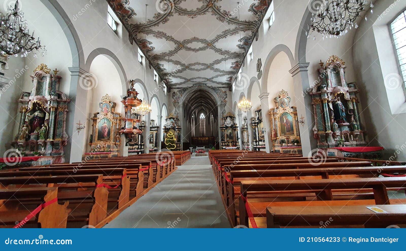 Inside of the church editorial stock photo. Image of building - 210564233