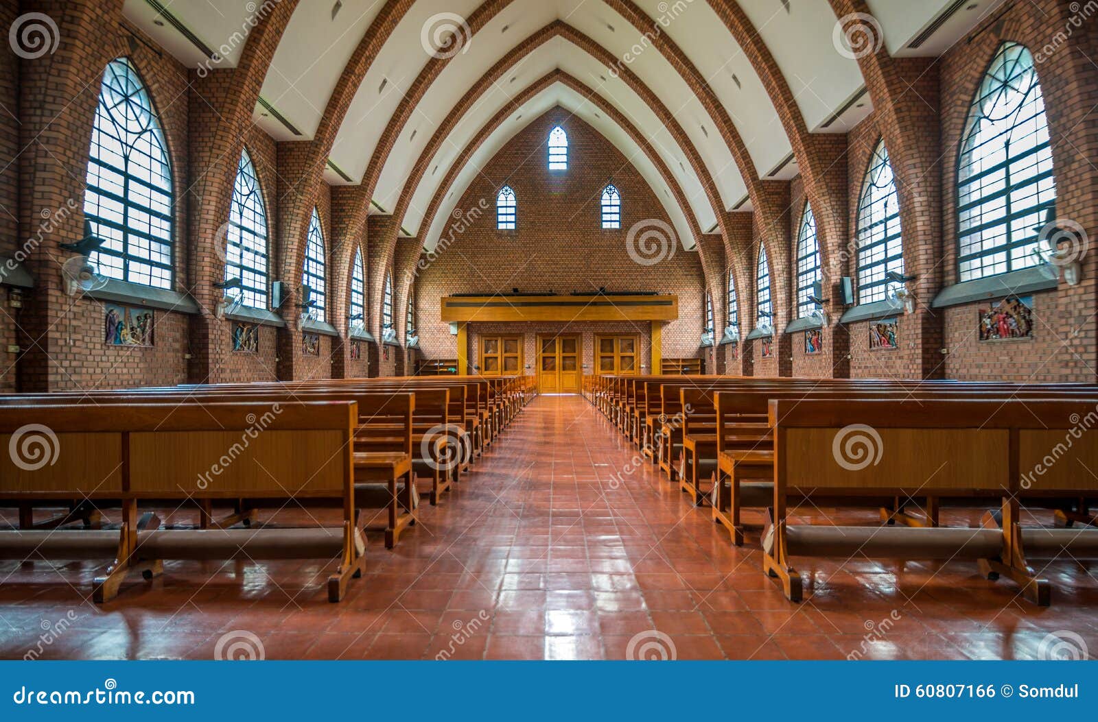 Inside A Church Stock Photo - Image: 60807166