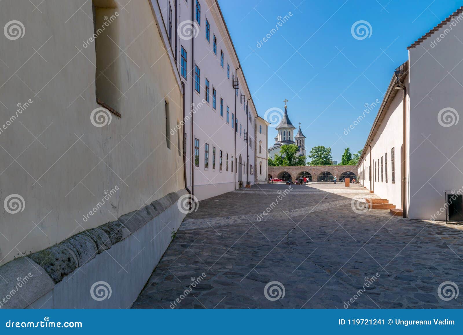 Inside the Citadel of Oradea, Build in 1241 Stock Image - Image of gate ...