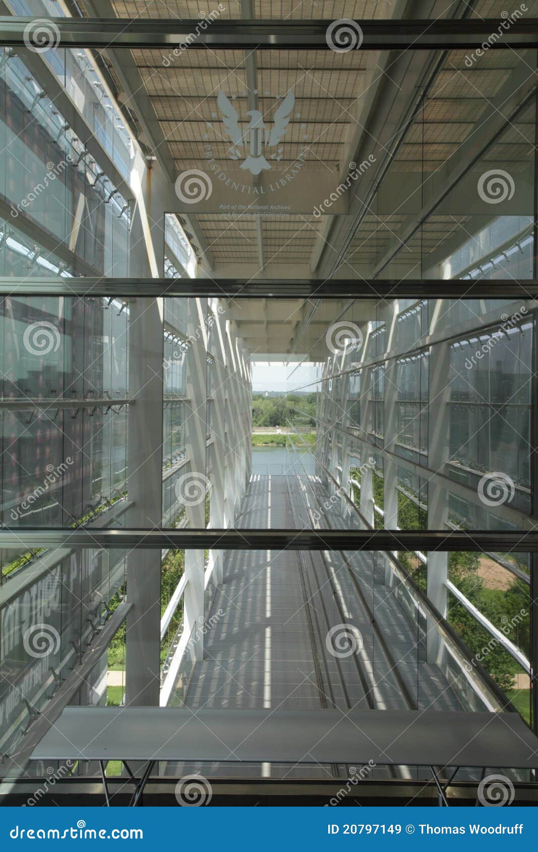 Inside the Clinton library editorial stock image. Image of history ...