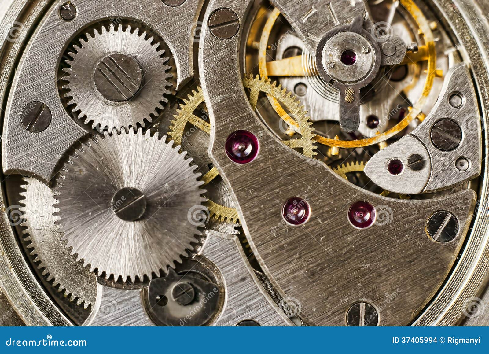 Inside the clock stock photo. Image of inside, time, clockworks - 37405994