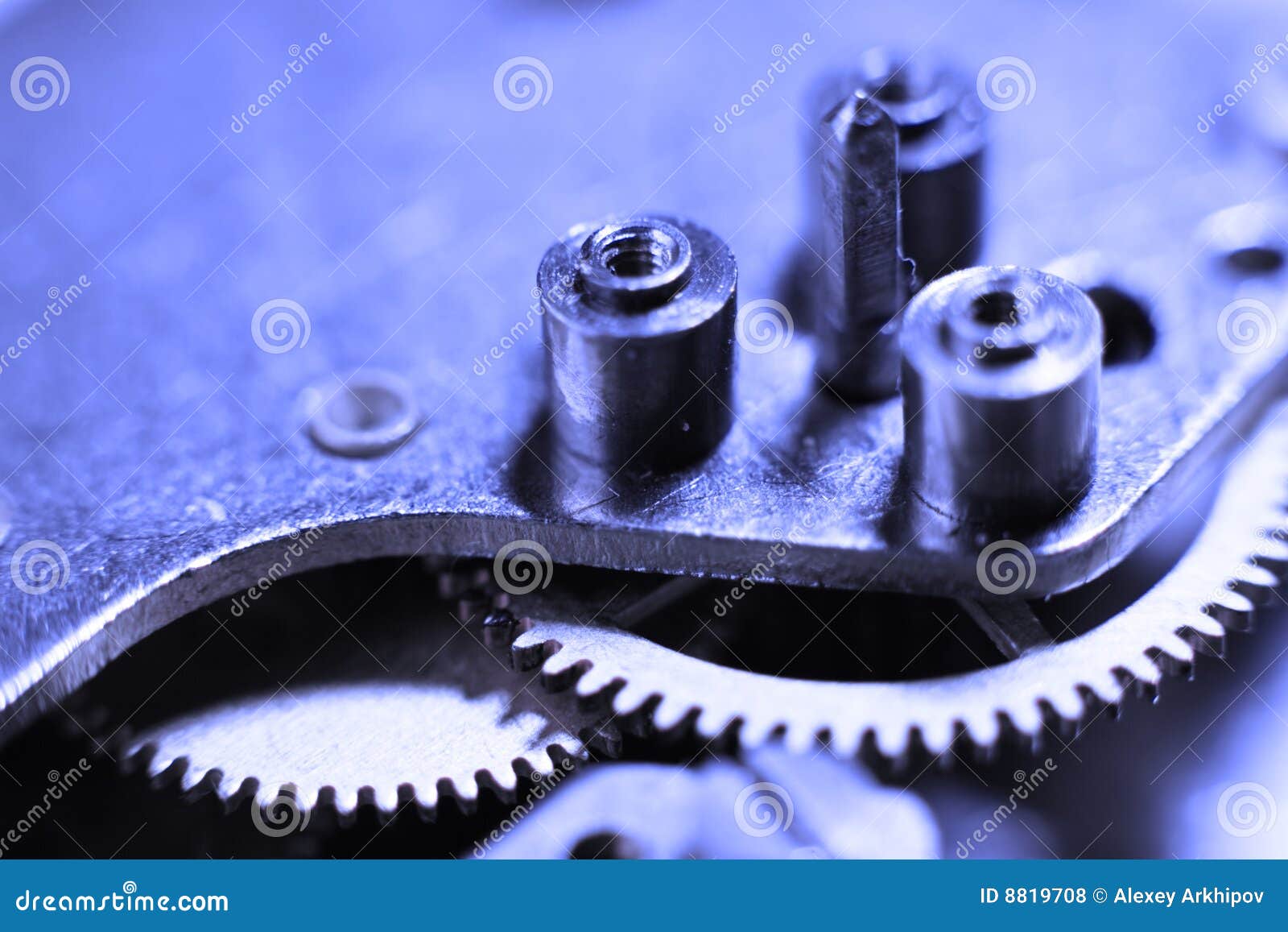 Inside of an clock stock photo. Image of instrument, clockworks - 8819708