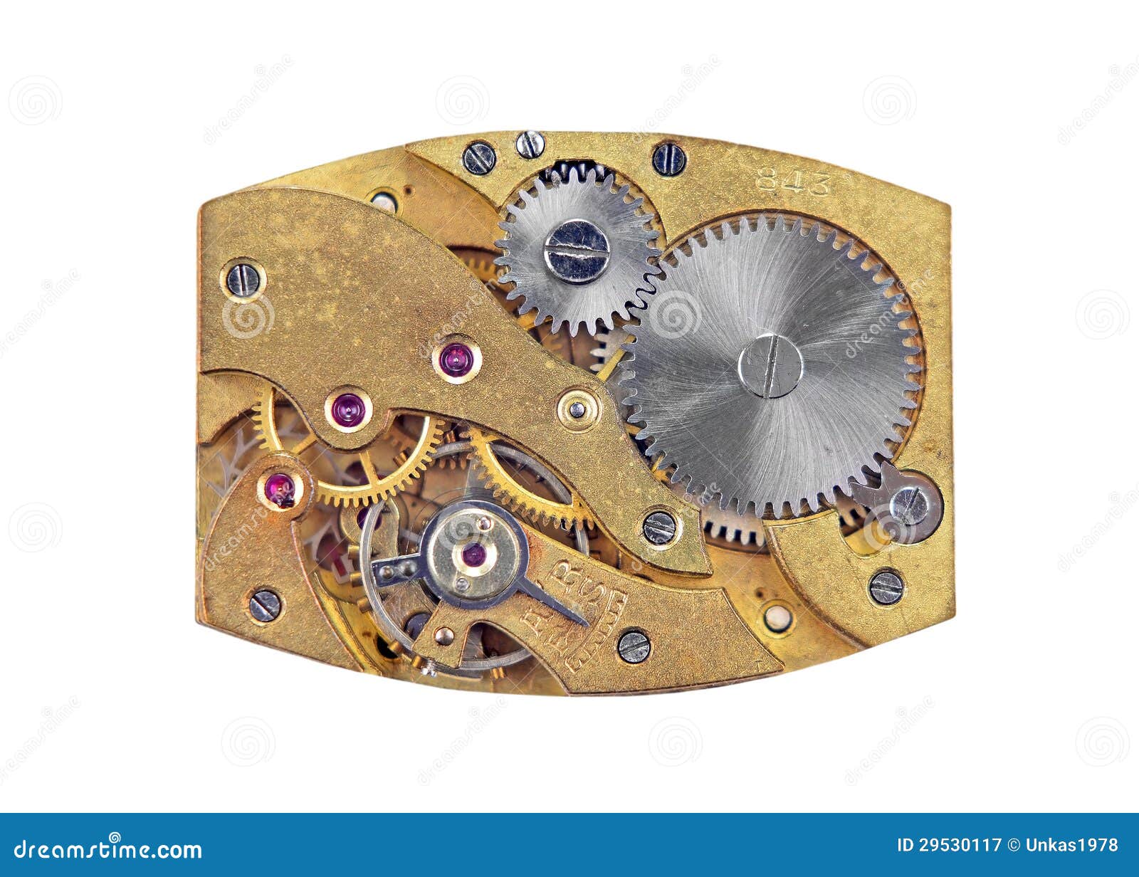 Inside the Clock (clockworks) Stock Image - Image of analog, retro ...