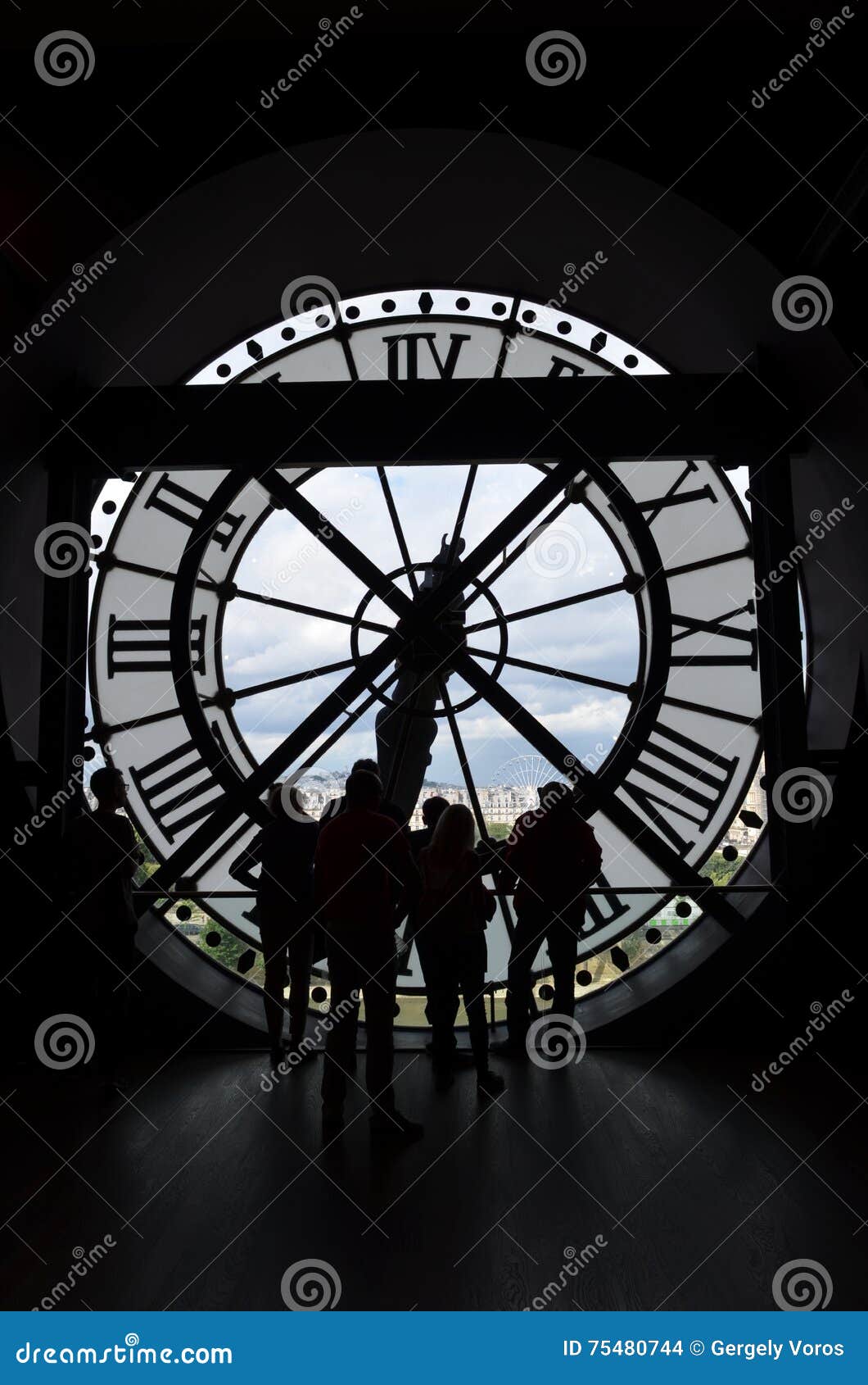 Inside of the clock Tower editorial stock image. Image of round - 75480744