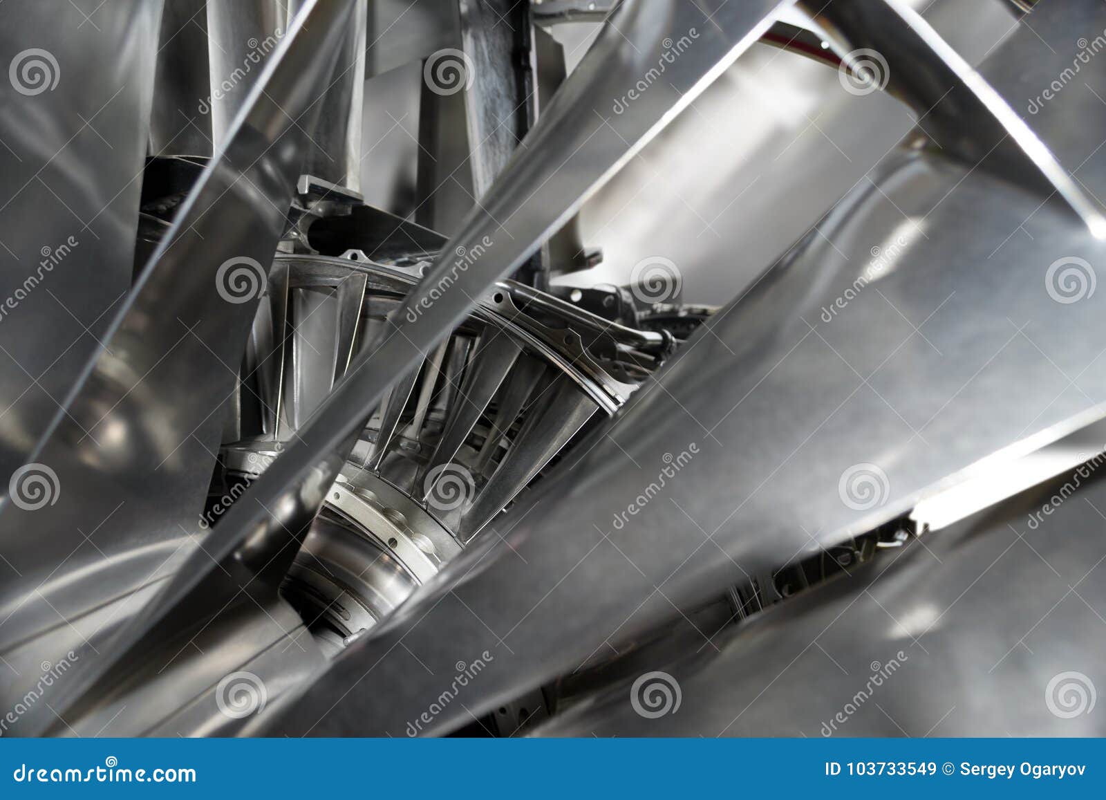 Jet engine inside stock image. Image of transport, propeller - 103733549