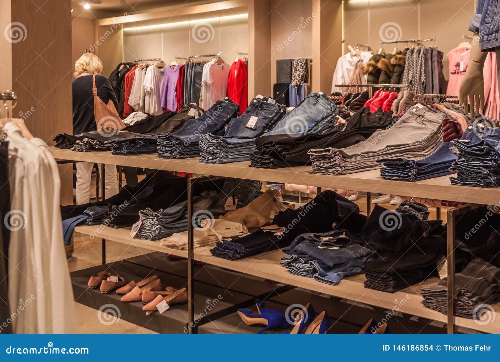 Inside a shop stock photo. Image of business, fashion - 146186854