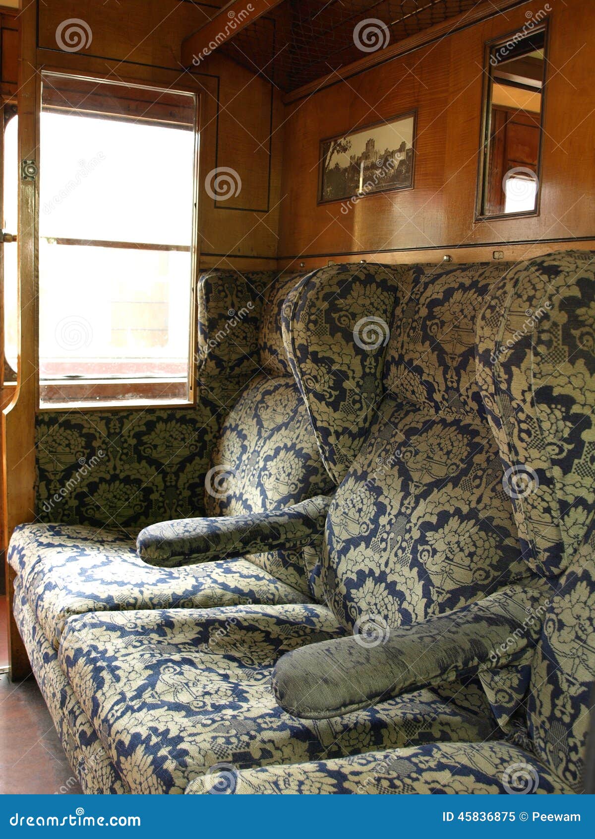 Inside Restored Victorian Railway Coaches - Devon Editorial Image ...