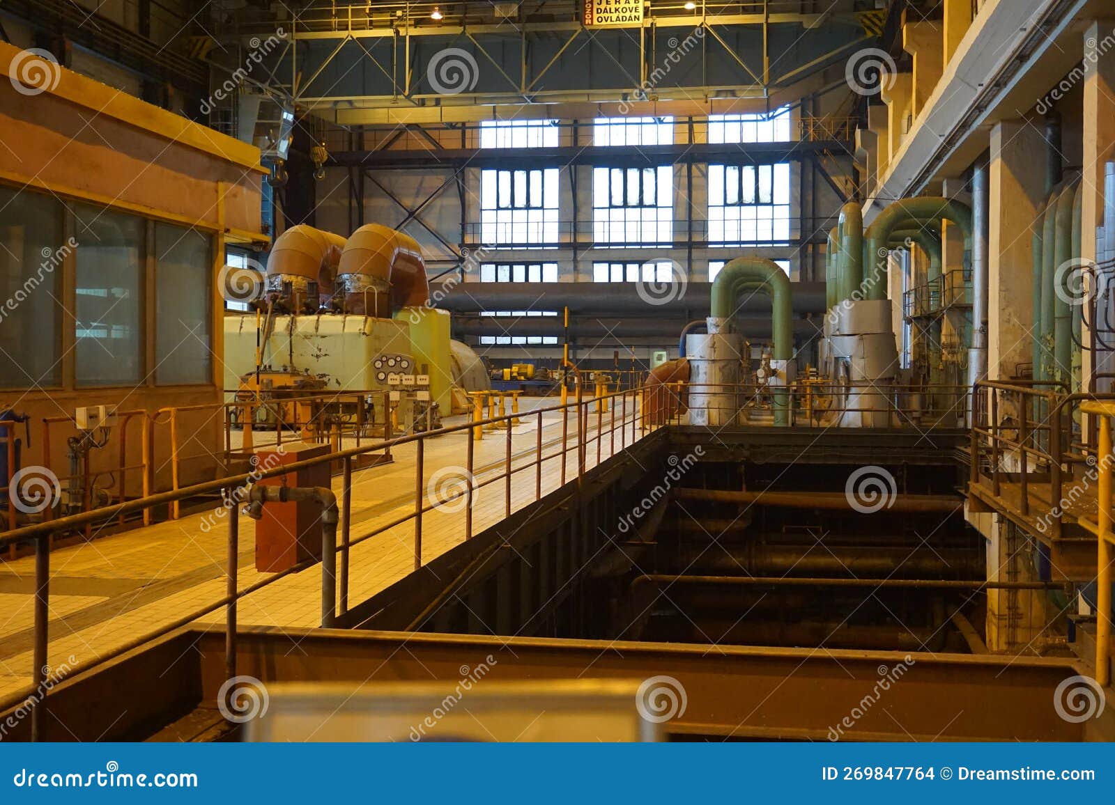 Inside of a Coal Powerplant Stock Photo - Image of machine, powerplant ...