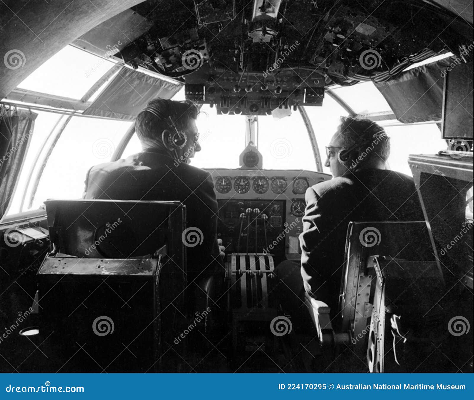 Inside The Cockpit Of A Flying Boat Picture. Image: 224170295
