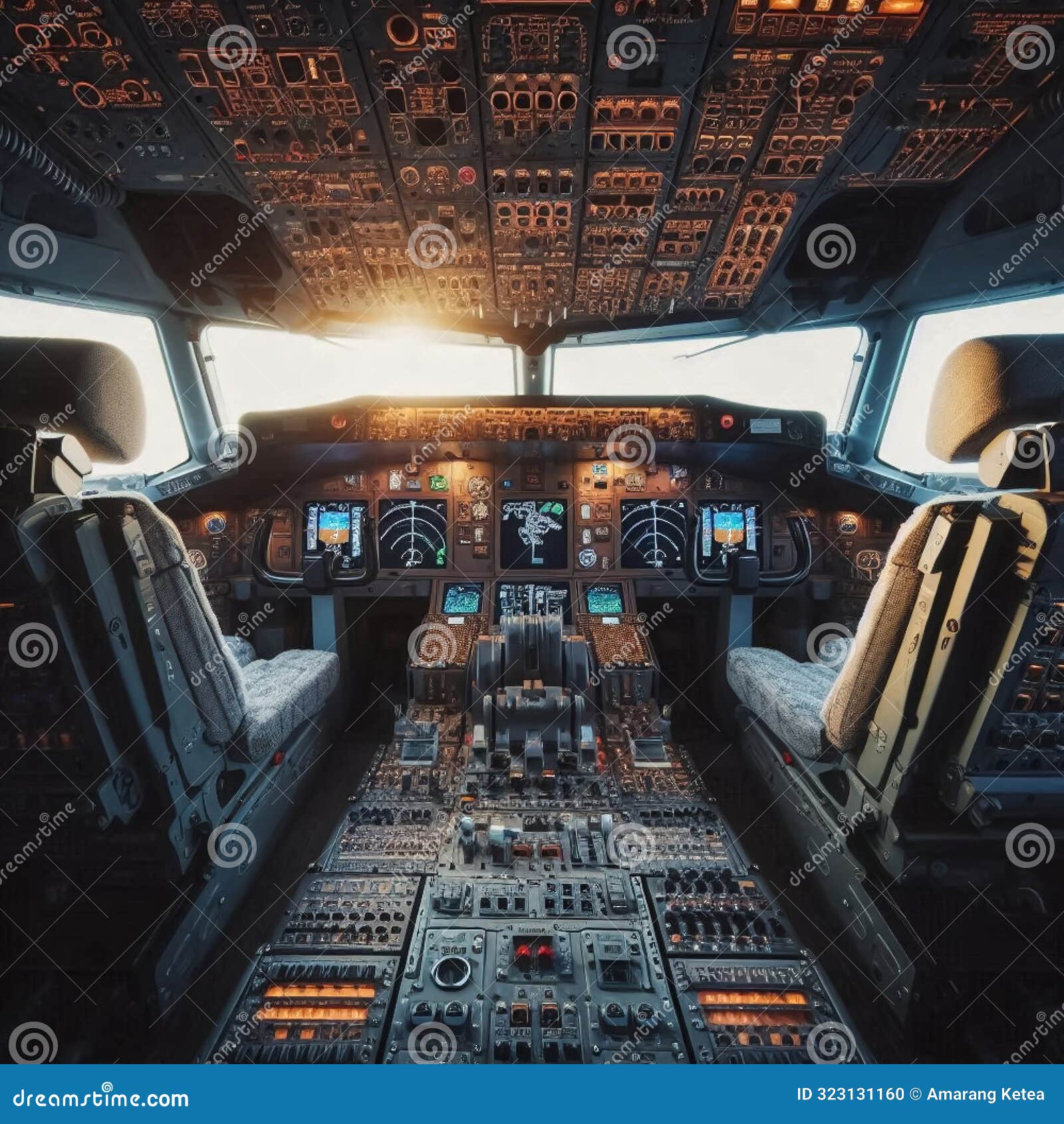Inside the cockpit stock photo. Image of pilot, spaceship - 323131160