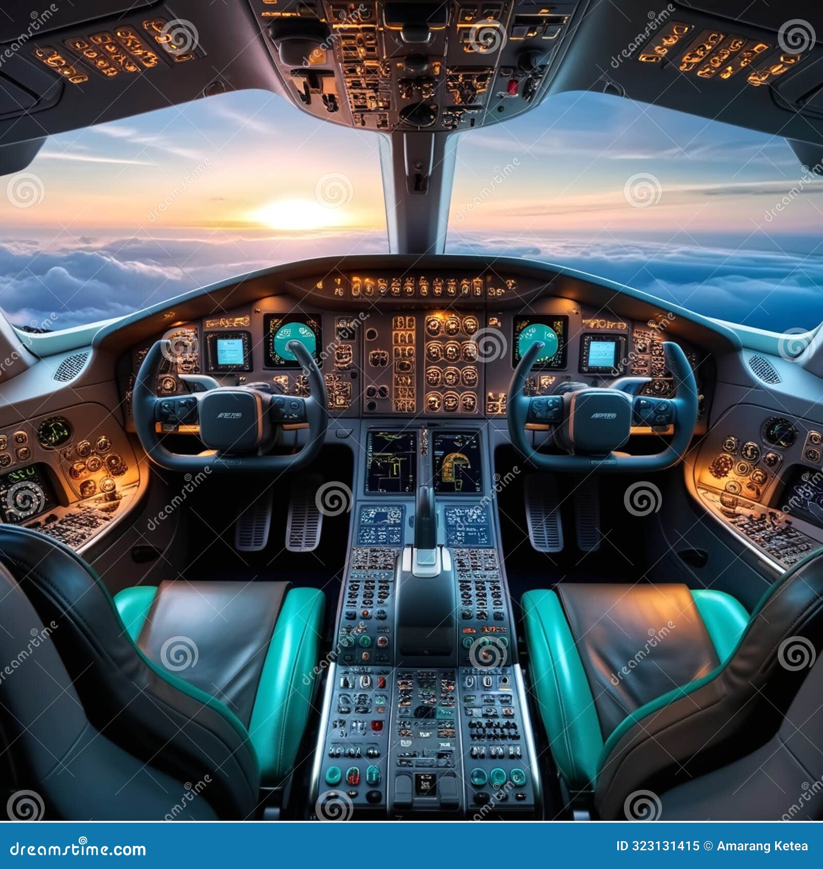 Inside the cockpit stock image. Image of background - 323131415