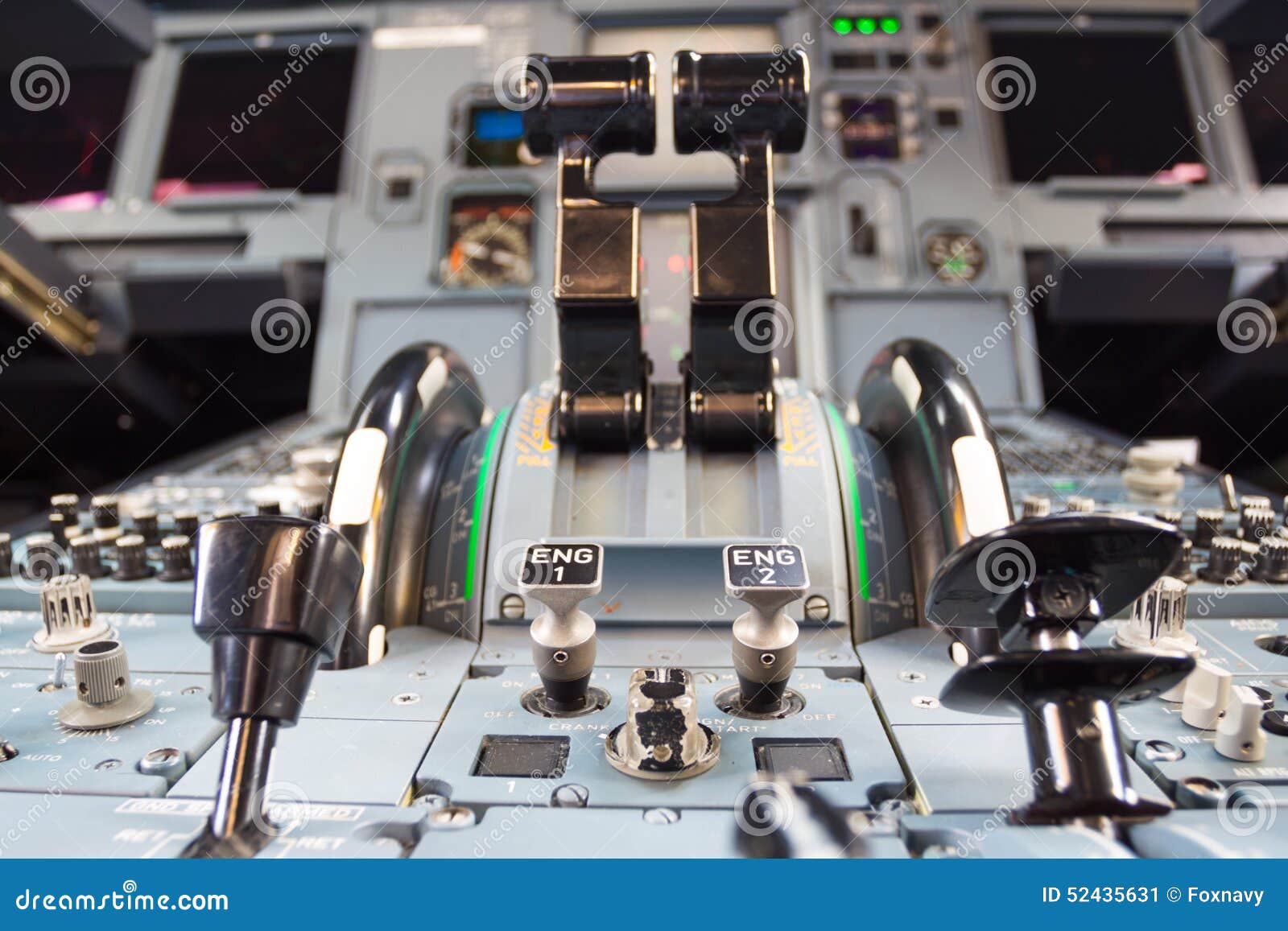Inside the cockpit stock image. Image of controls, airplane - 52435631