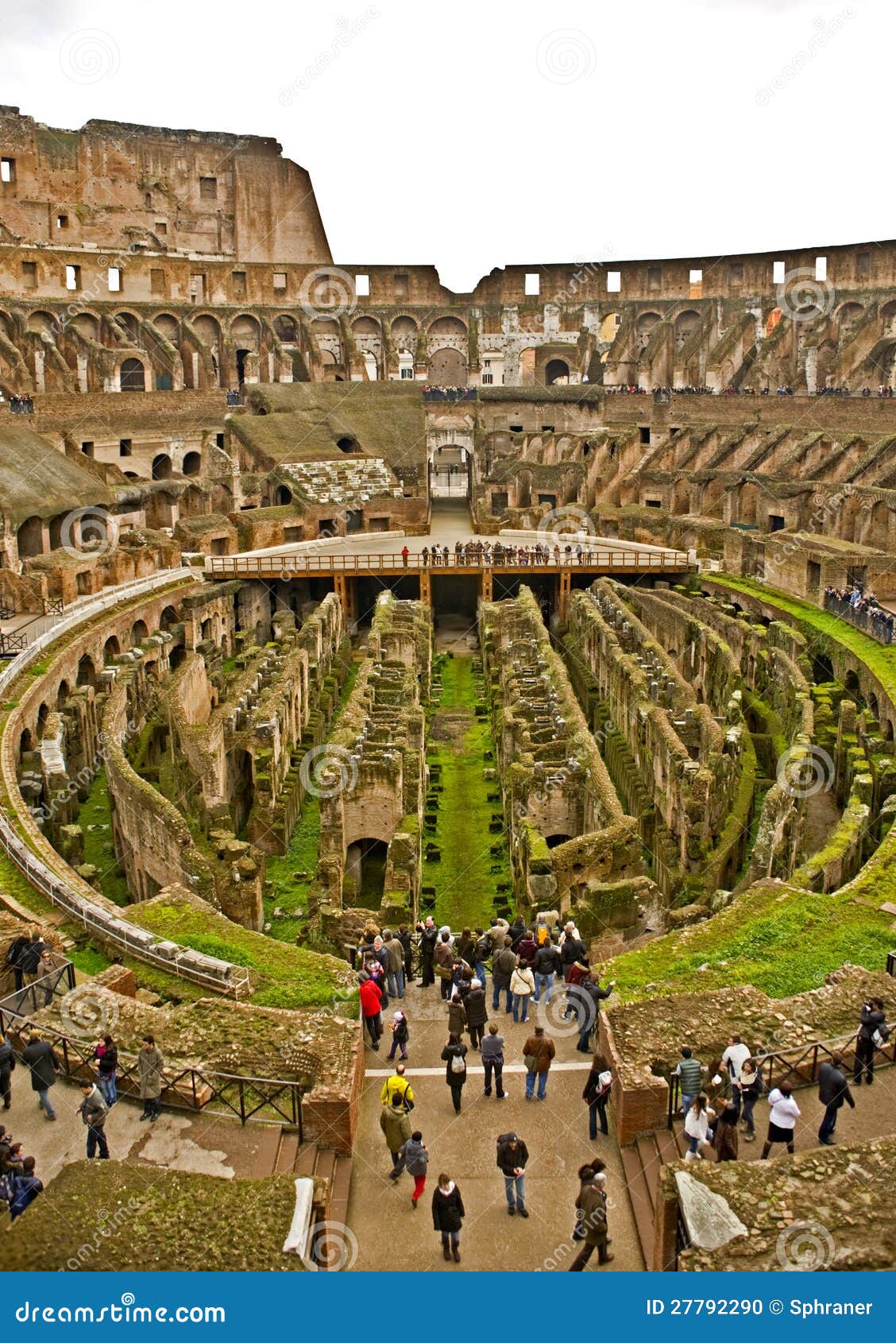 Inside of the Coliseum editorial image. Image of tourists - 27792290