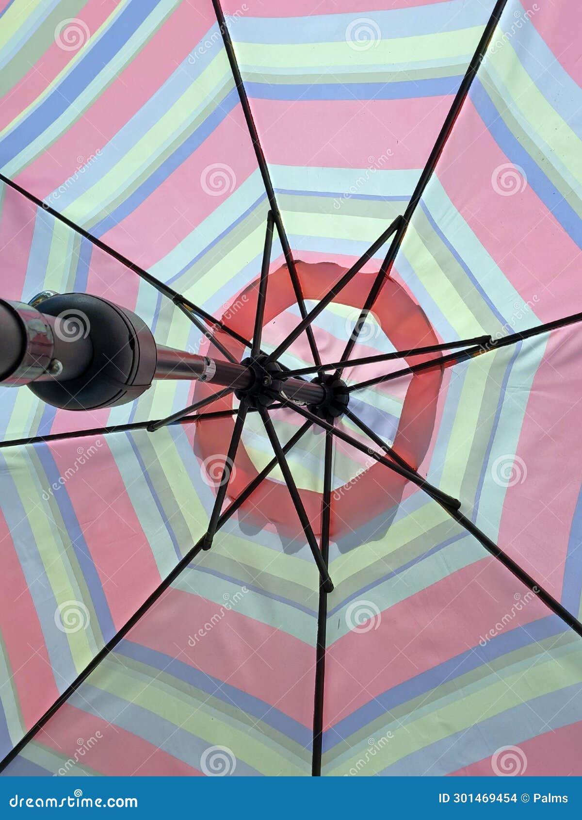 Inside of umbrella stock photo. Image of frame, protection - 301469454