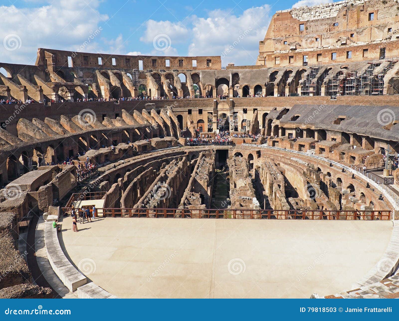 Inside the Colosseum, Rome, Italy Stock Image - Image of architecture ...