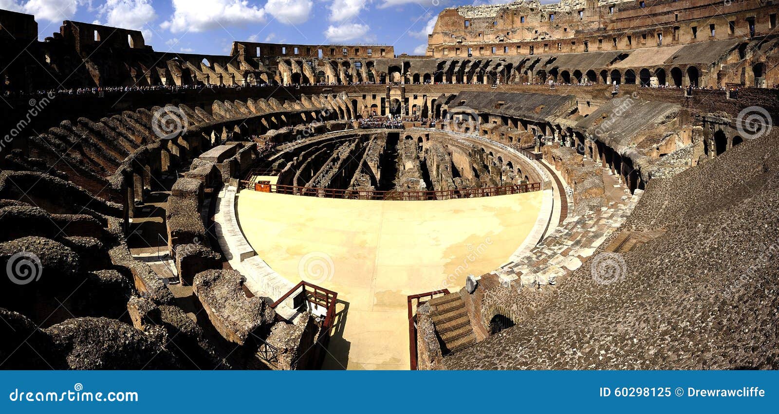 Inside the Colosseum, Rome editorial image. Image of fence - 60298125