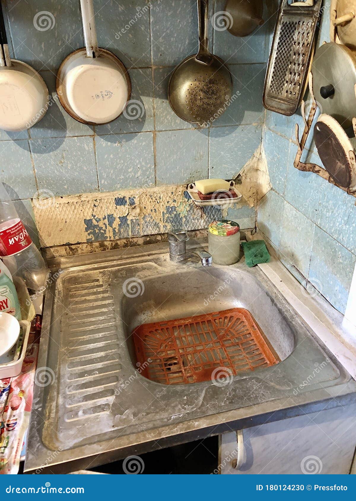 Messy House Inside, Kitchen Editorial Image - Image of apartment, ghost ...