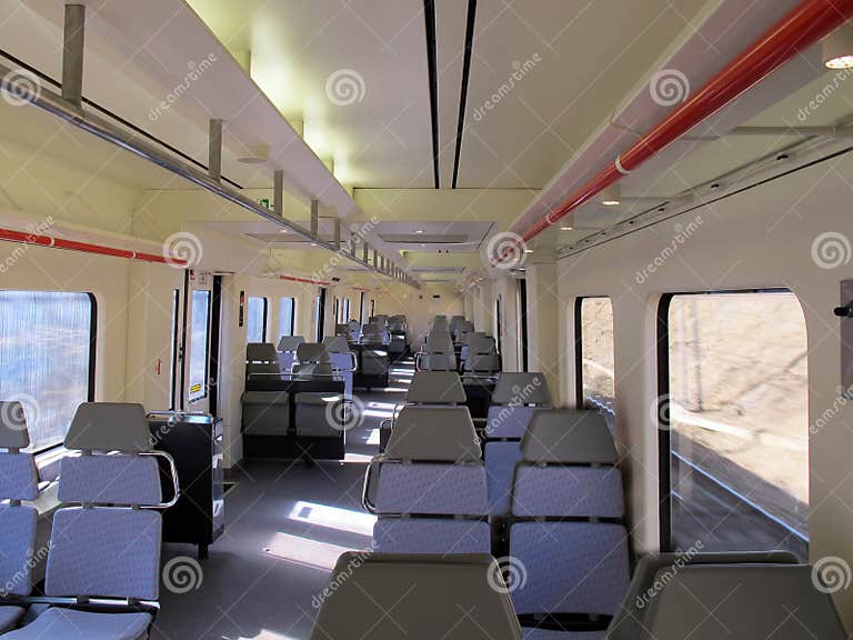 Inside a commuter train stock photo. Image of transit - 19844886