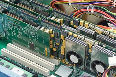 Inside a computer stock photo. Image of circuit, inside - 12122244