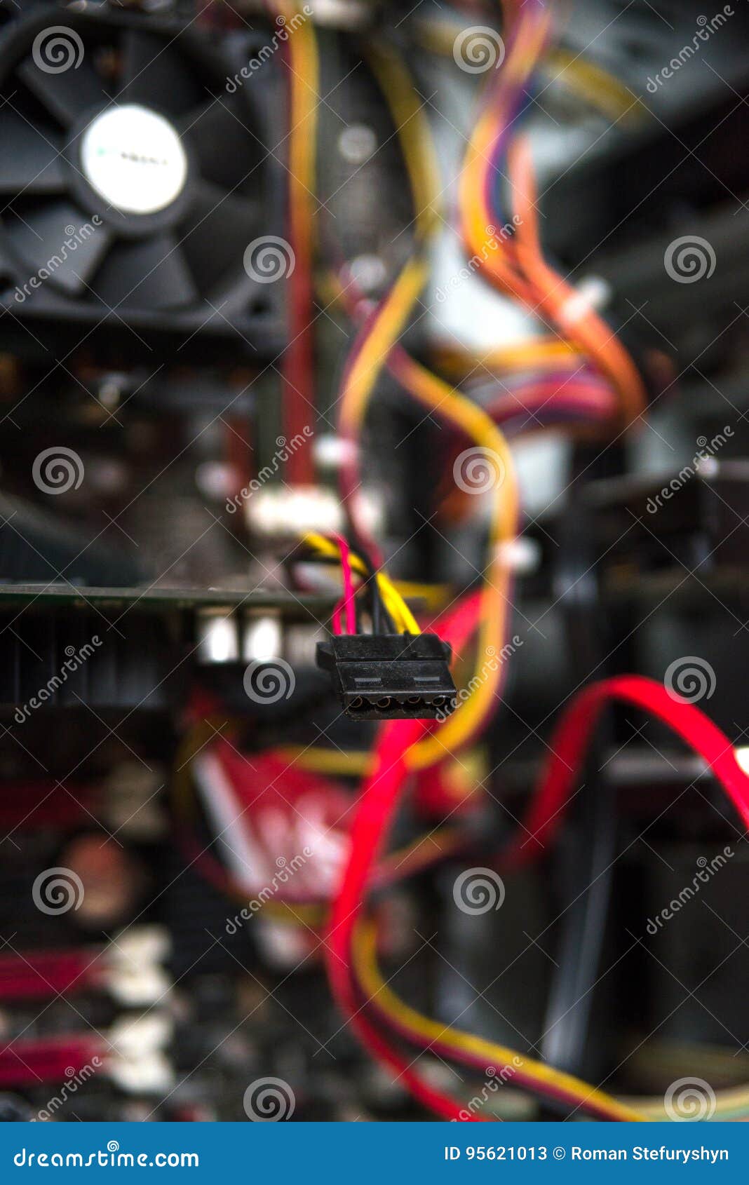 Inside of Computer Power Supply Stock Image - Image of business, inside ...