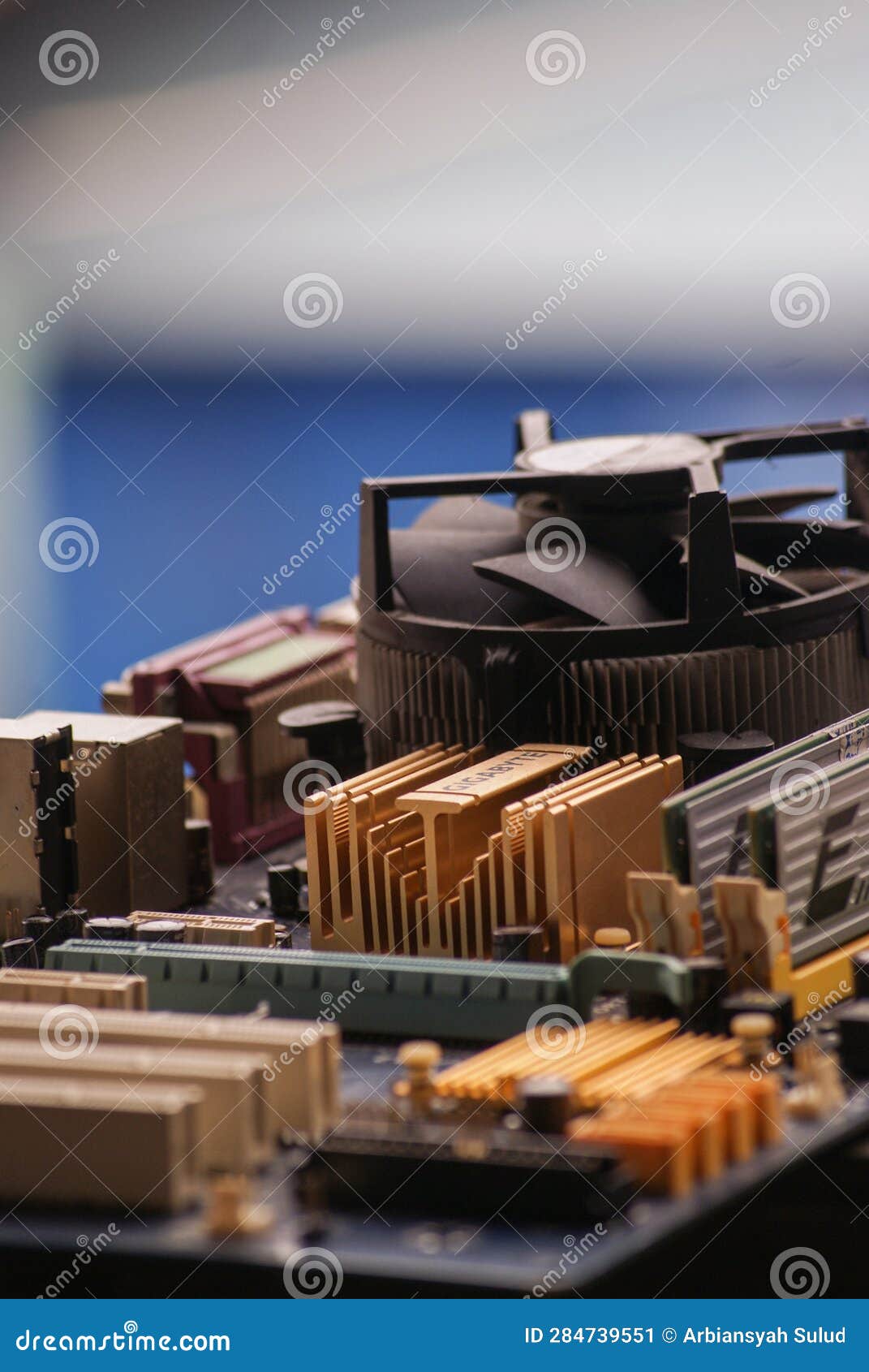 Inside the Computer Under the Sunshine Stock Image - Image of design ...