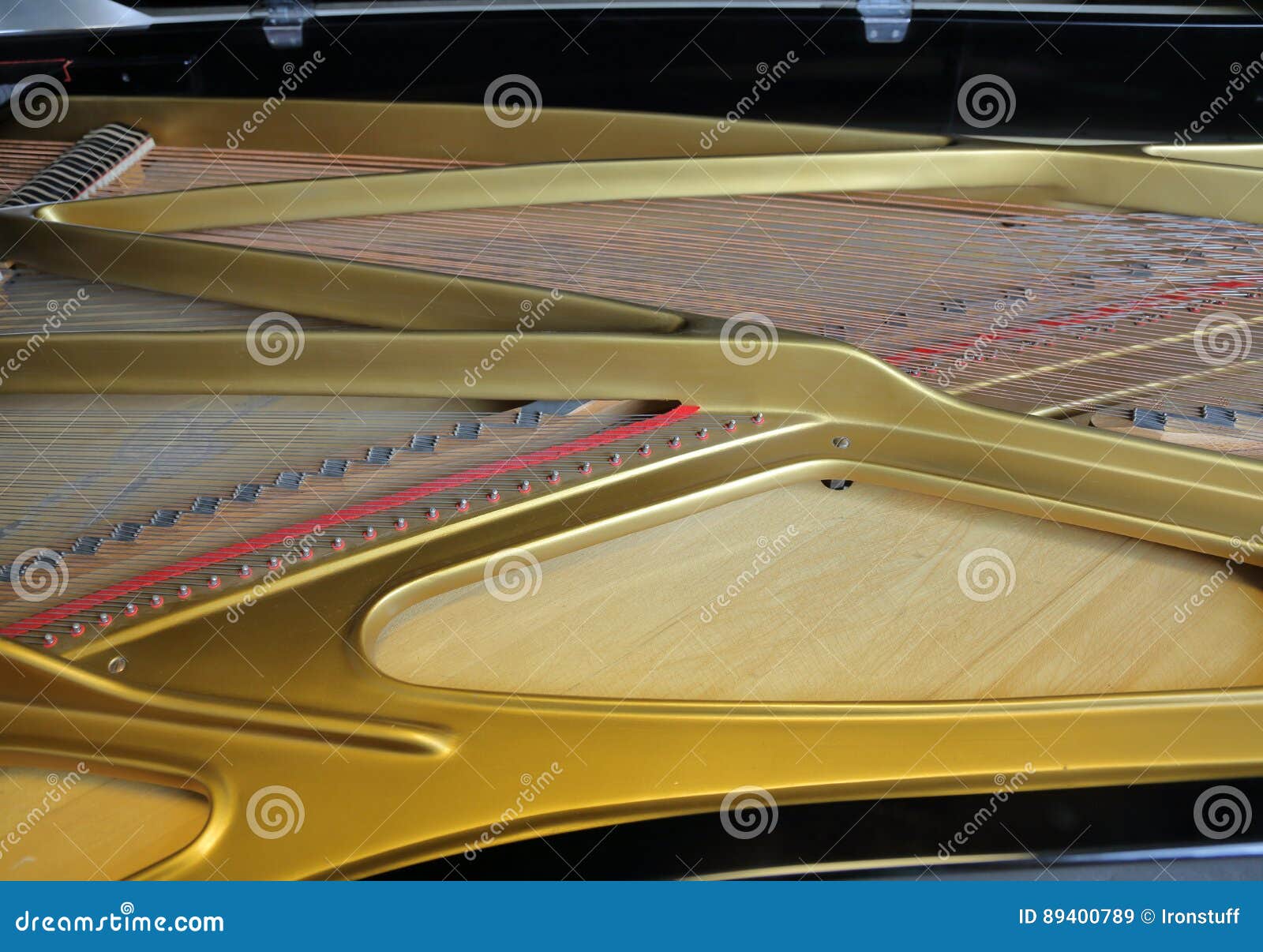 Inside the Concert Grand Piano Stock Image - Image of piano, frame ...