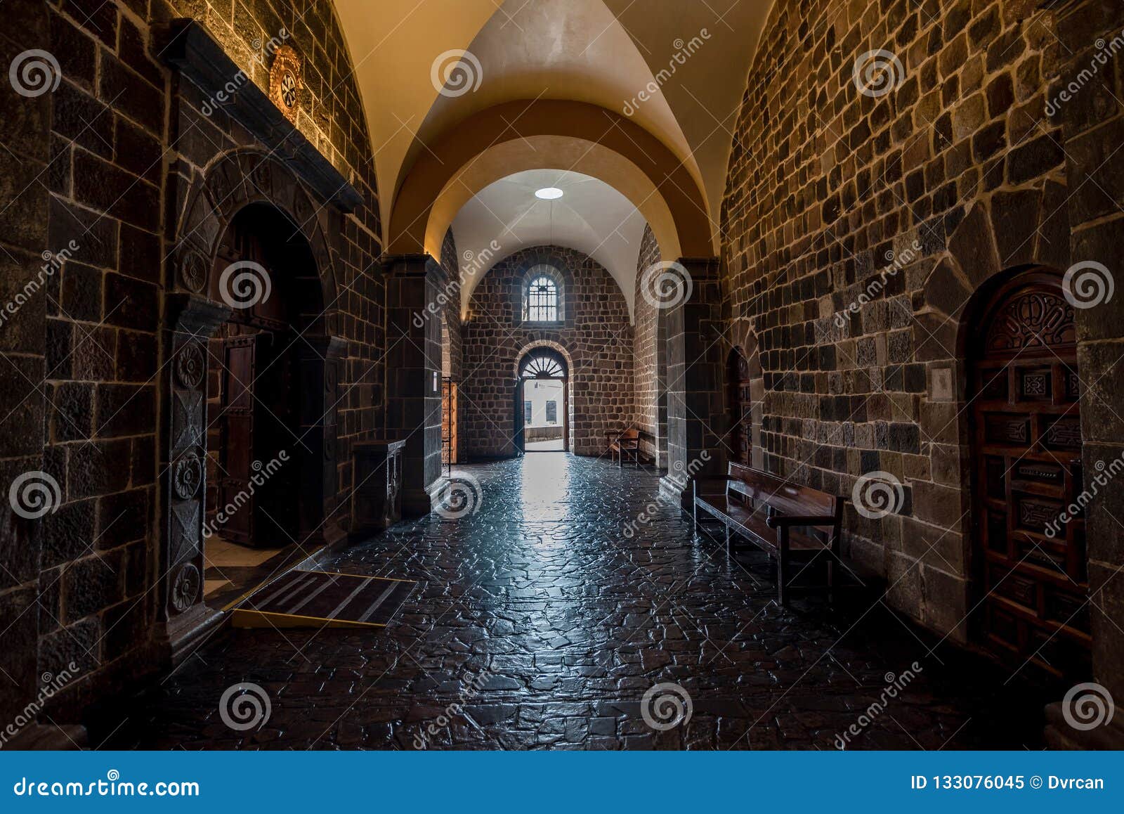 The Inside of the Convent of Santo Domingo Above in Cusco, Peru ...
