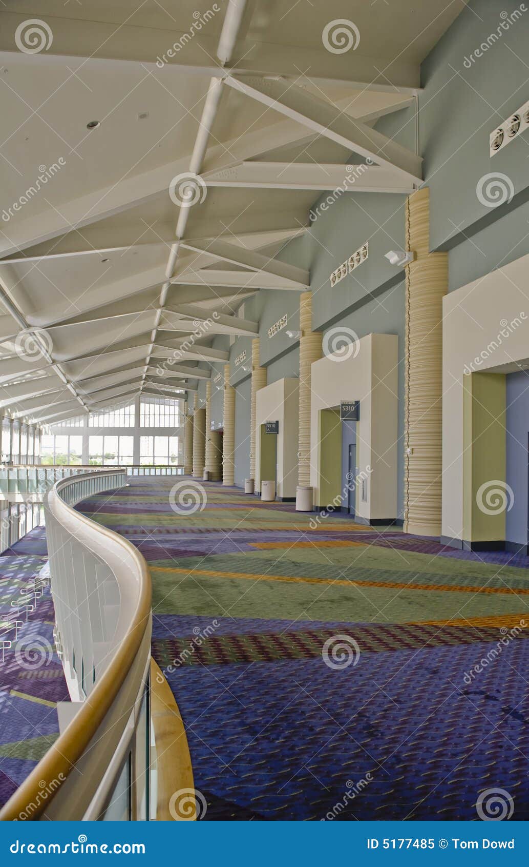 Inside of Convention Center Stock Image - Image of blue, story: 5177485