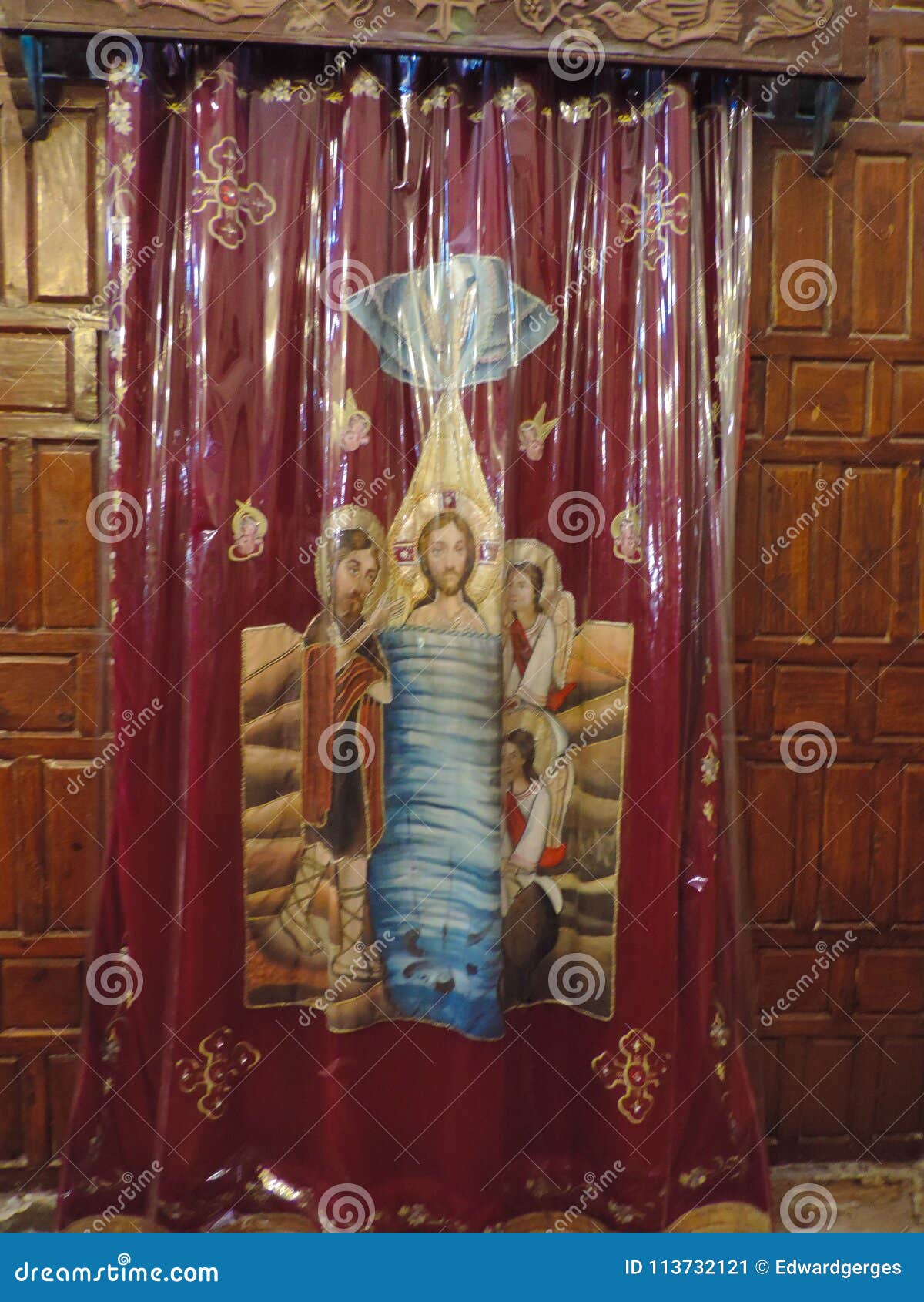Inside Coptic Orthodox Monastery Stock Image - Image of antony, church ...